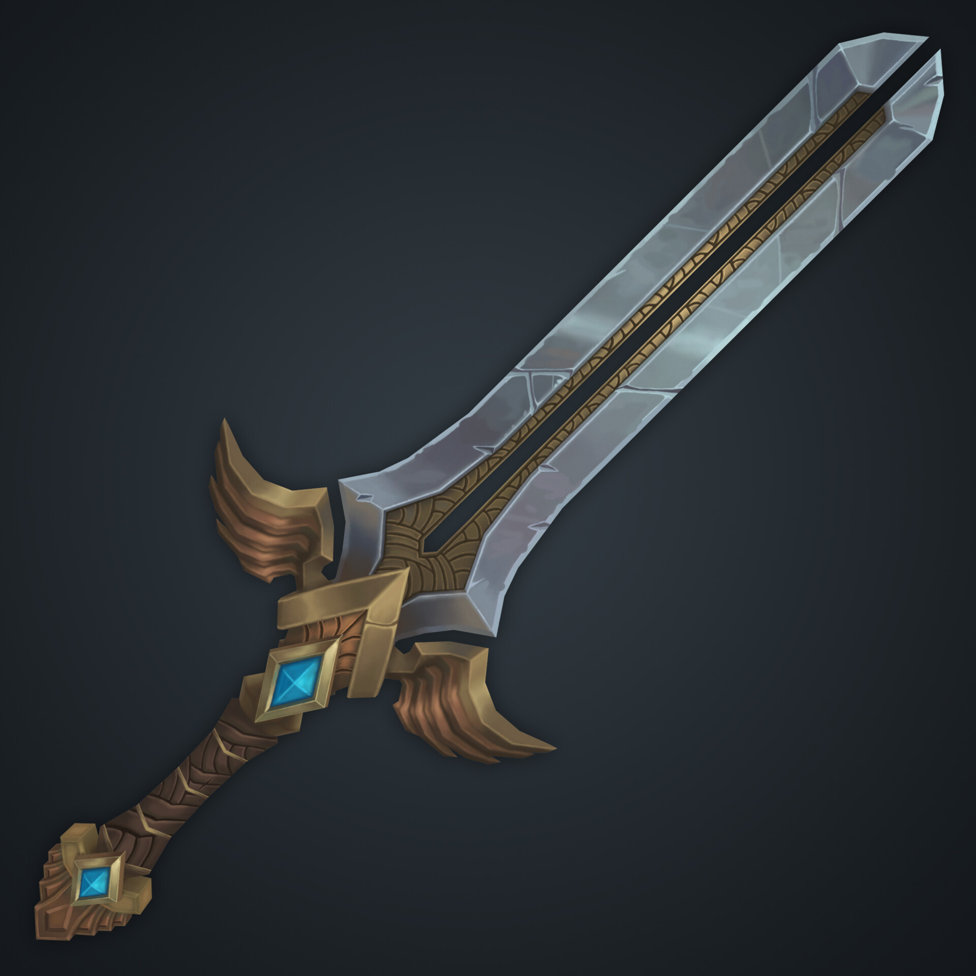 ArtStation - Handpaint sword