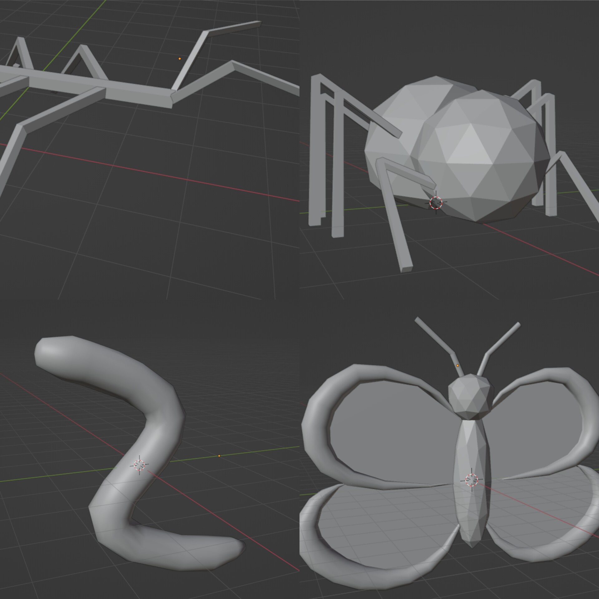 ArtStation - VR Game in 2nd Year of University - Bug Models