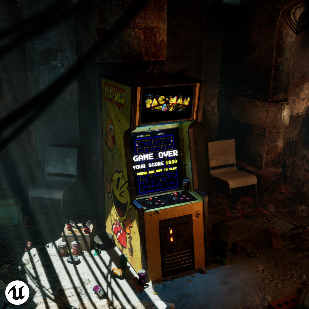 ArtStation - Retro Arcade - Environment UE5