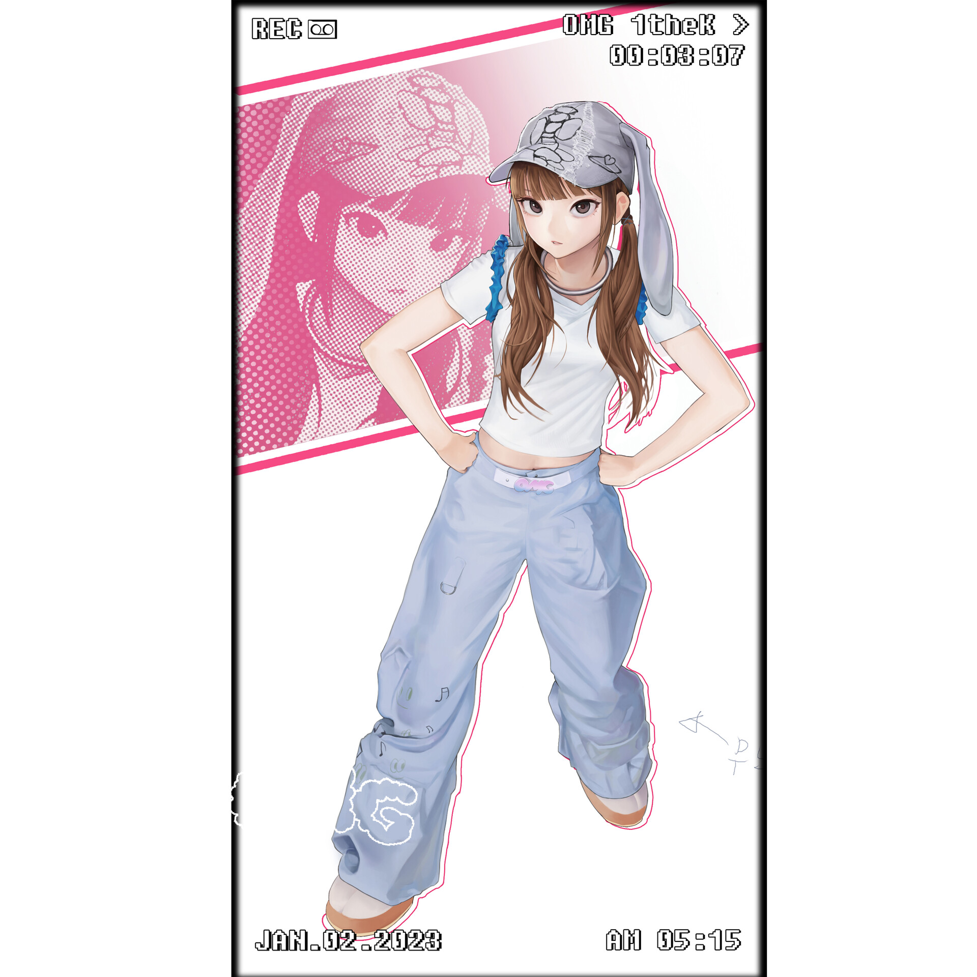 ArtStation - NEWJEANS HAERIN