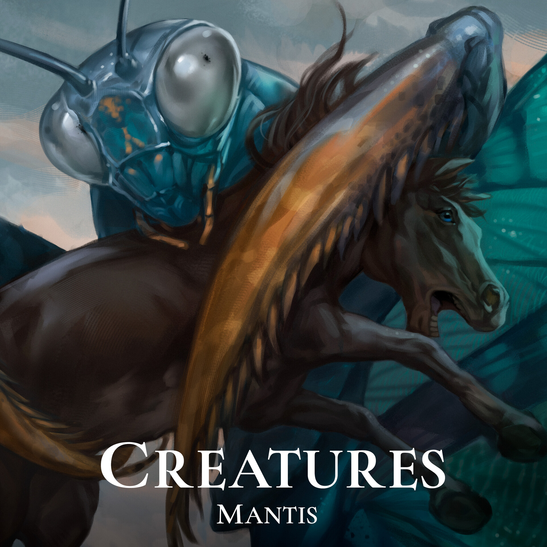 ArtStation - Chthonic Mantis. Creature