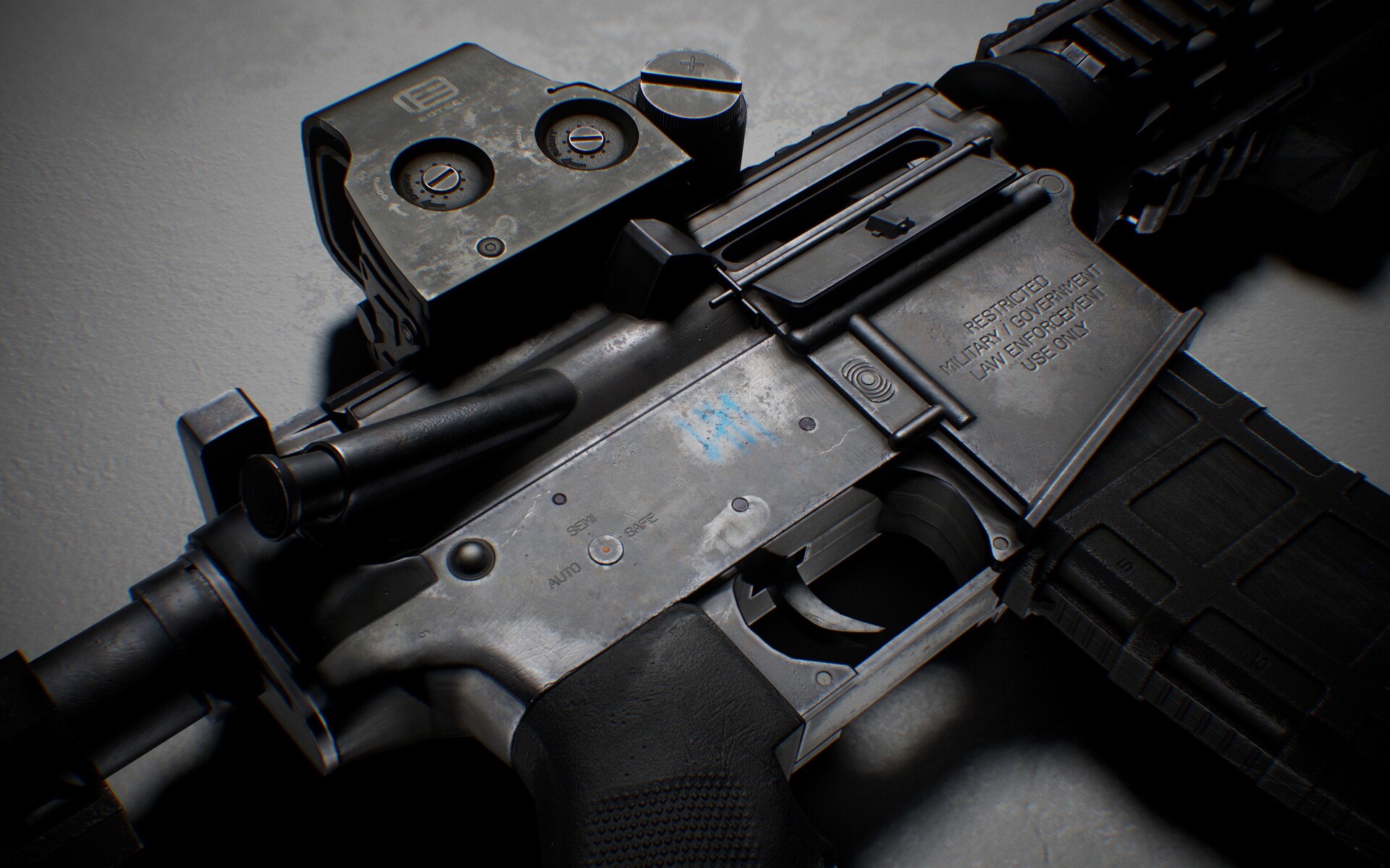 ArtStation - M4A1 Customized