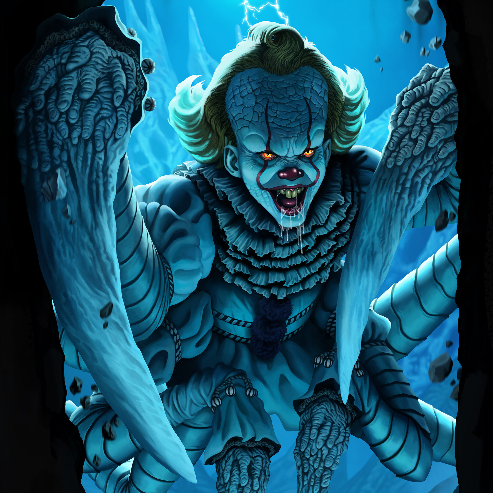 ArtStation - Pennywise Banner Illustration