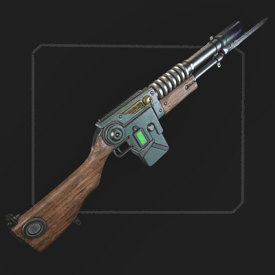 ArtStation - Warhammer 40K Hellbore Lasgun