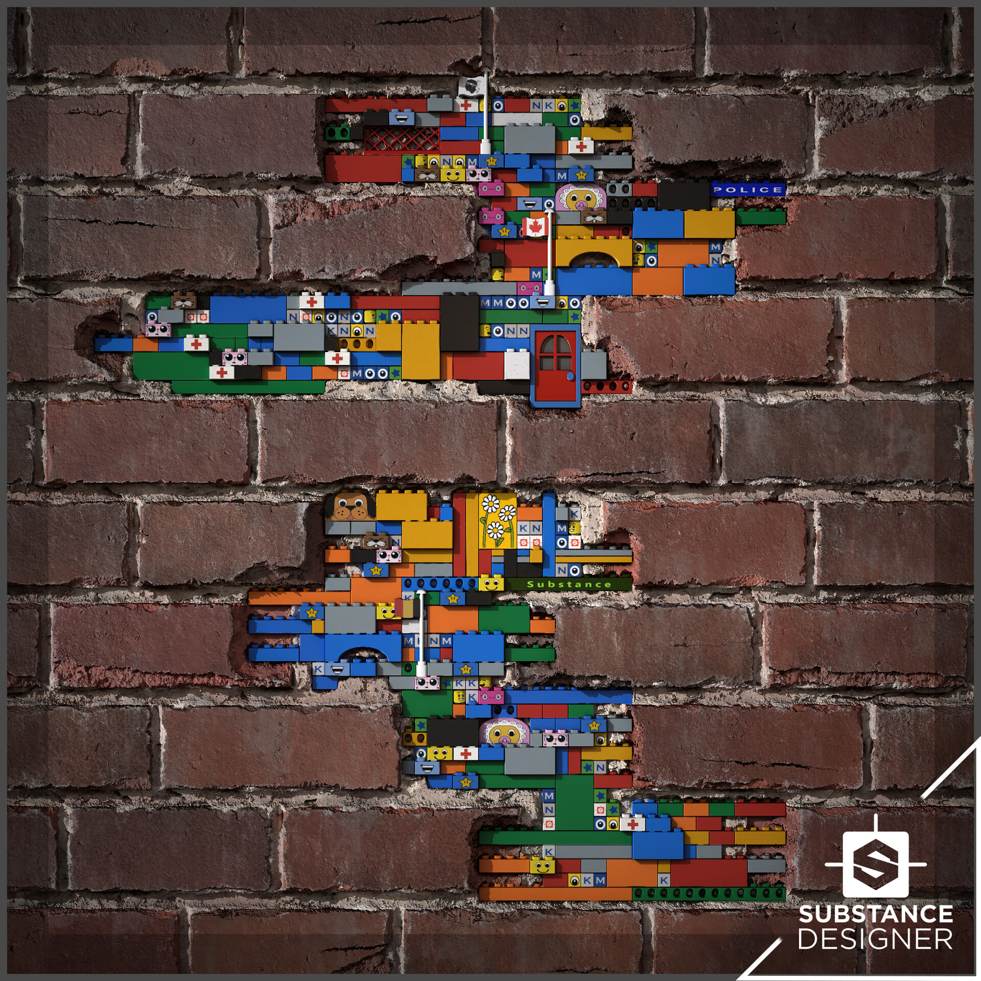 ArtStation - Lego Brick