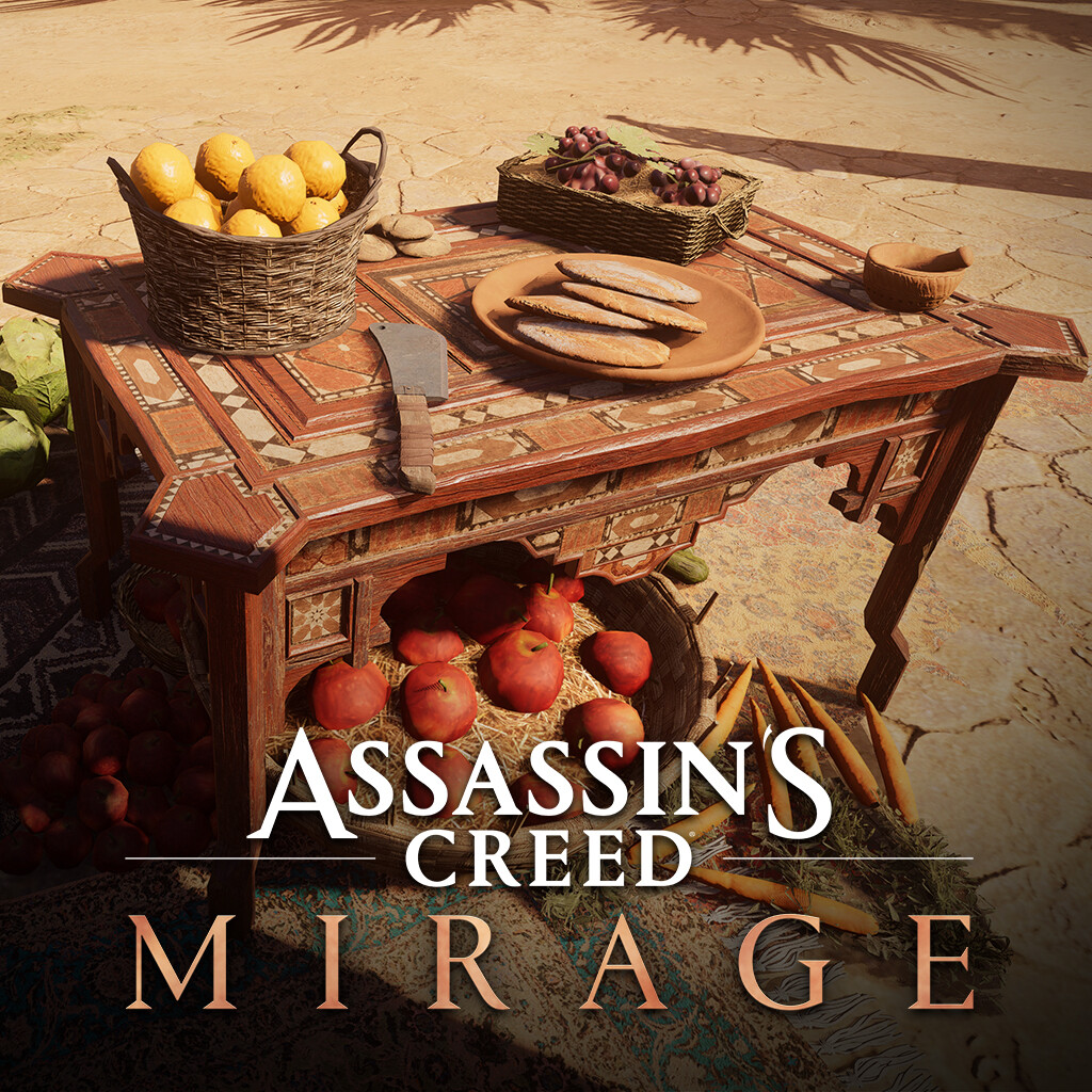 ArtStation - Assassin's Creed Mirage • Props • Table
