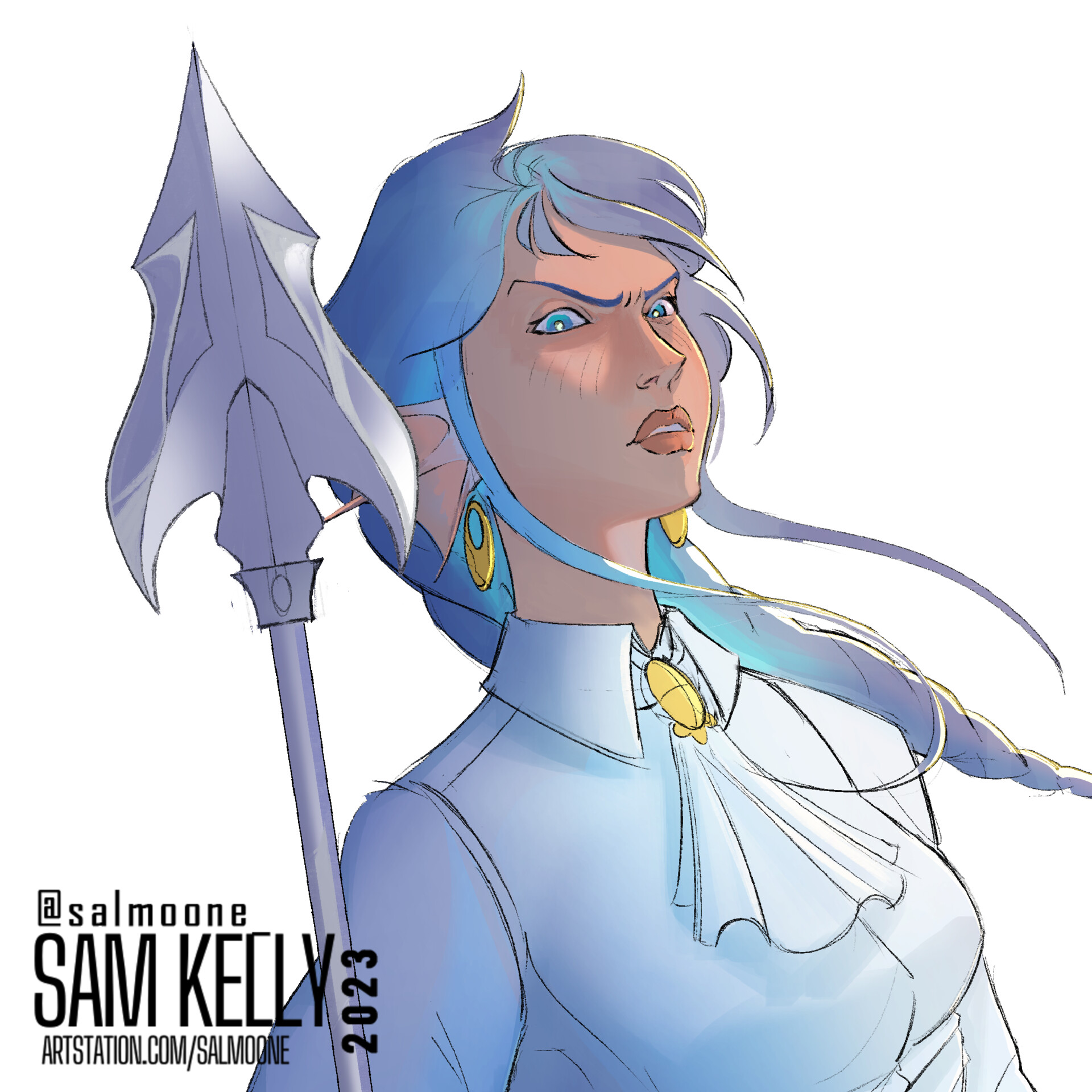 Sam Kelly - Calypso Doodles - Personal Character Design Work