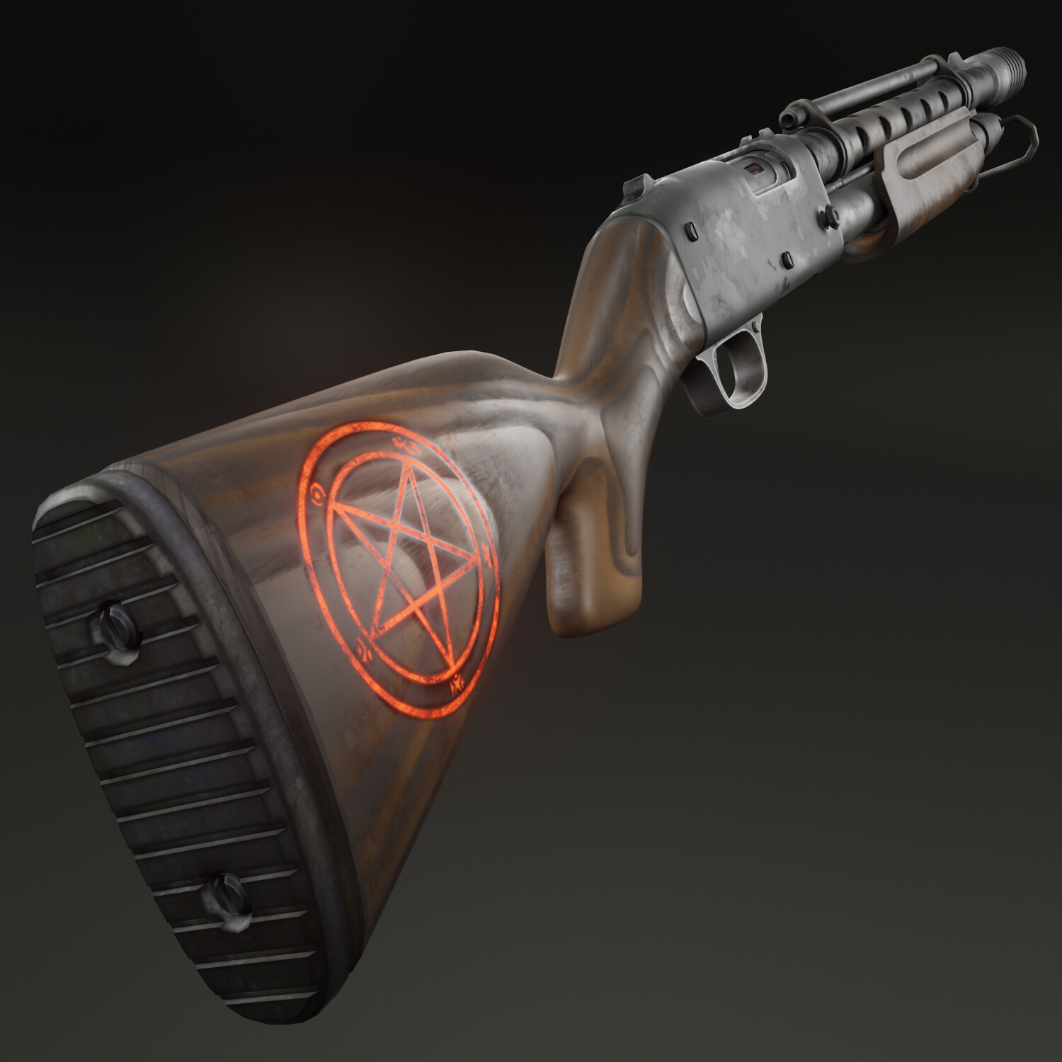 ArtStation - Stylized shotgun