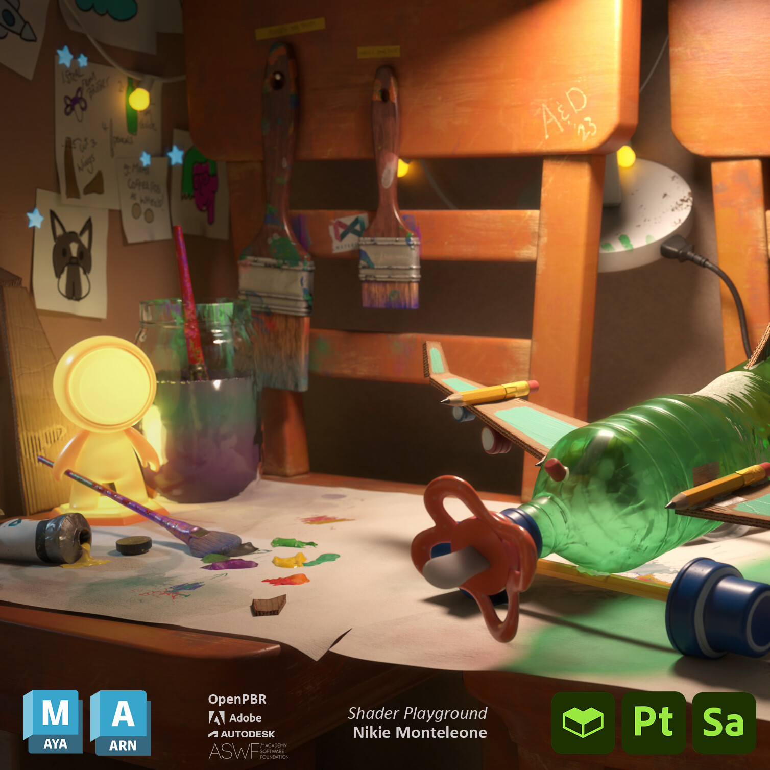 ArtStation - Shader Playground for OpenPBR