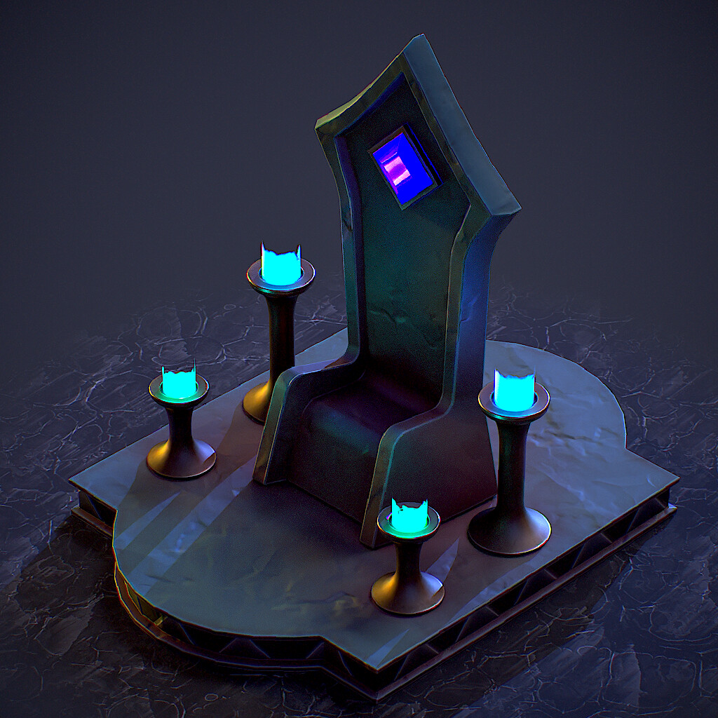 ArtStation - Stylized Throne