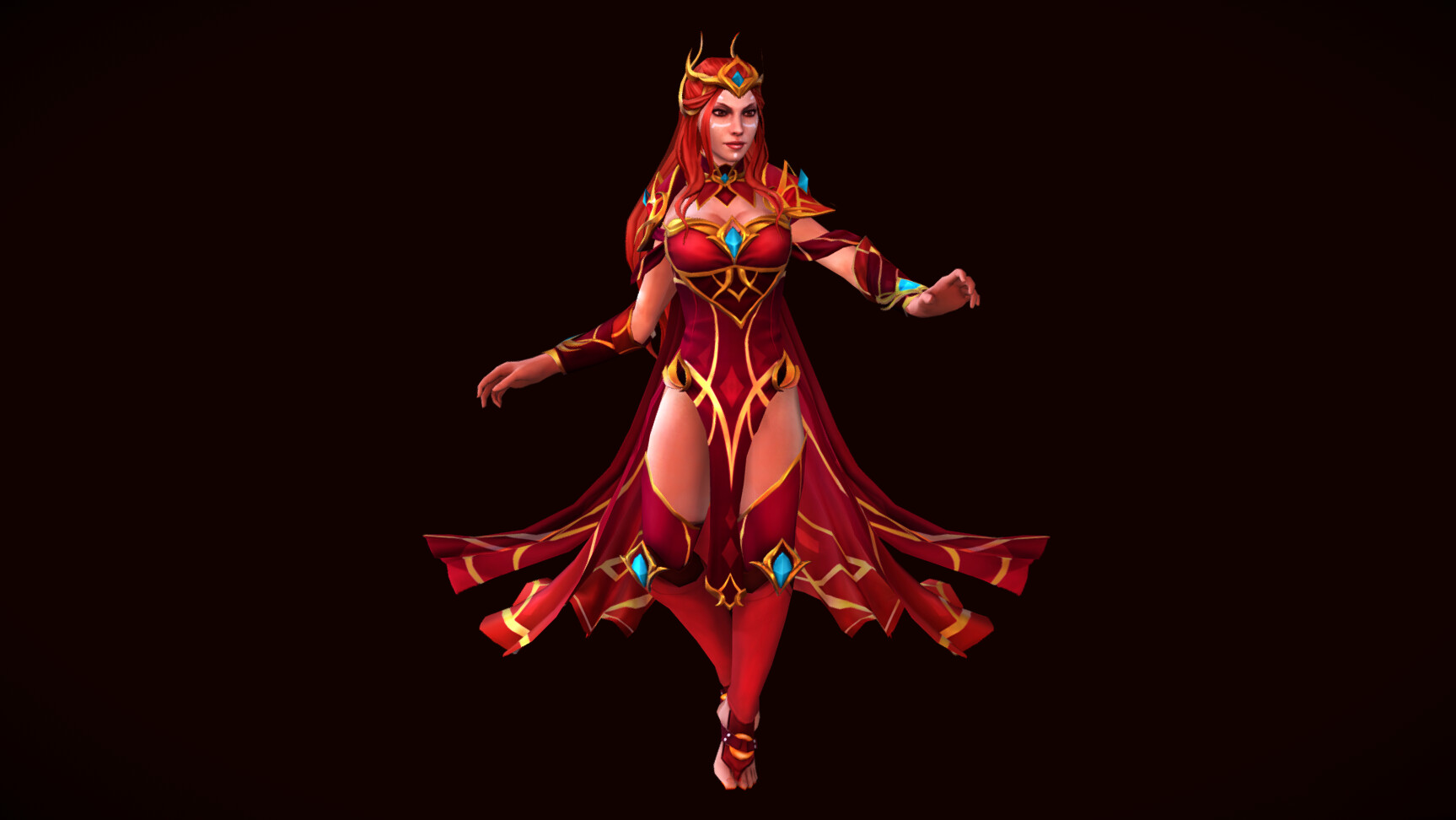 ArtStation - Dota 2 Workshop 2020 - Lina, Queen of Misrule Item Set