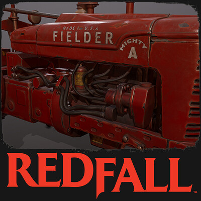 ArtStation - Redfall - Tractor Prop