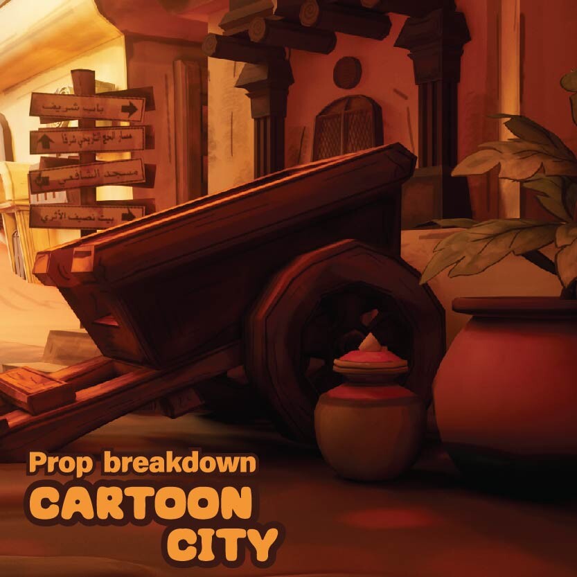 ArtStation - Cartoon City Prop Breakdown