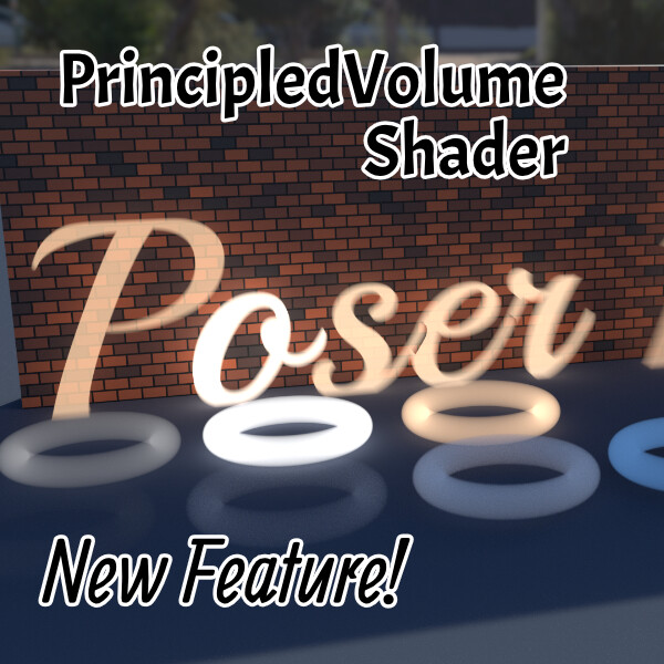ArtStation - Principled Volume Shader in Poser 13!