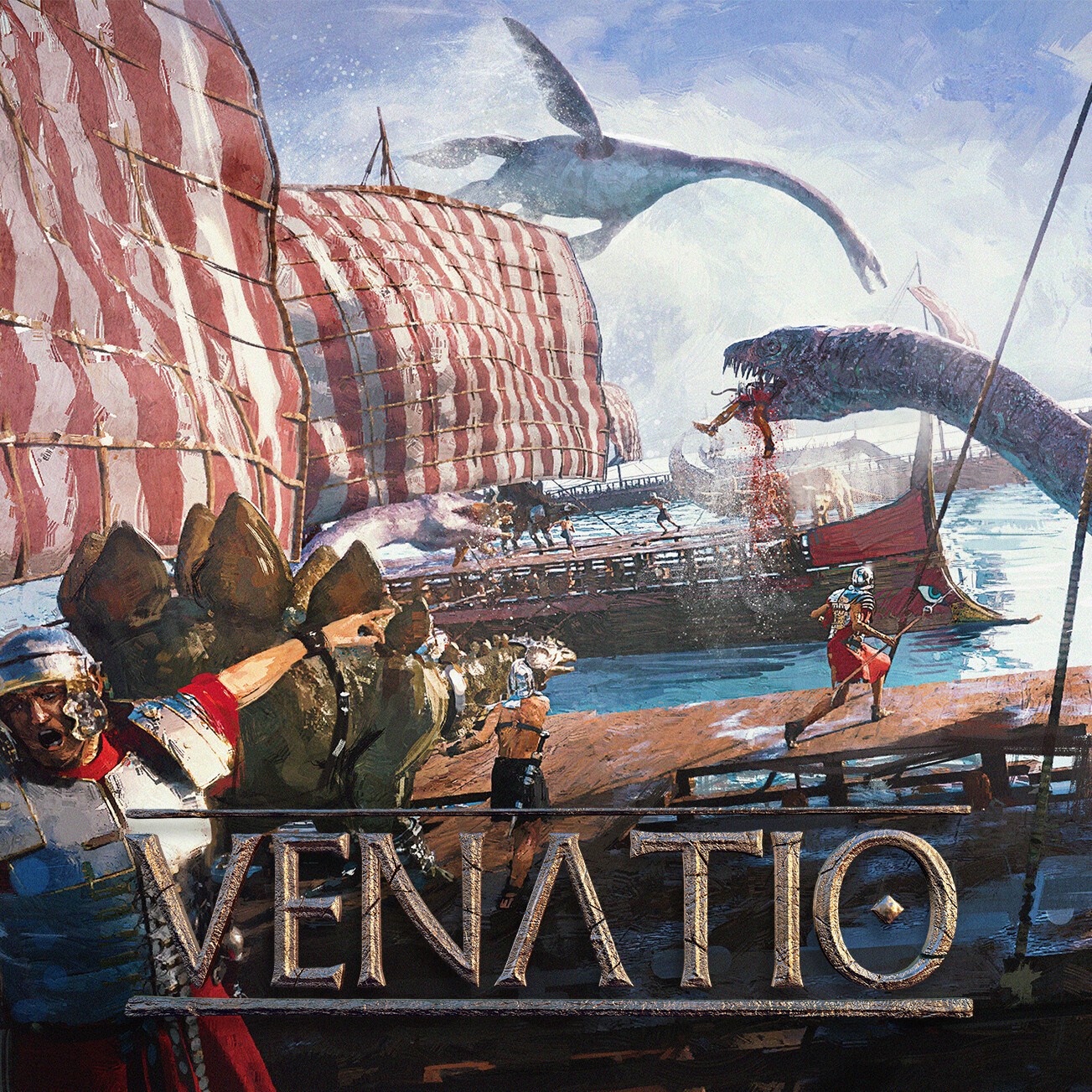 ArtStation - Venatio - Plesiosaurus Attack