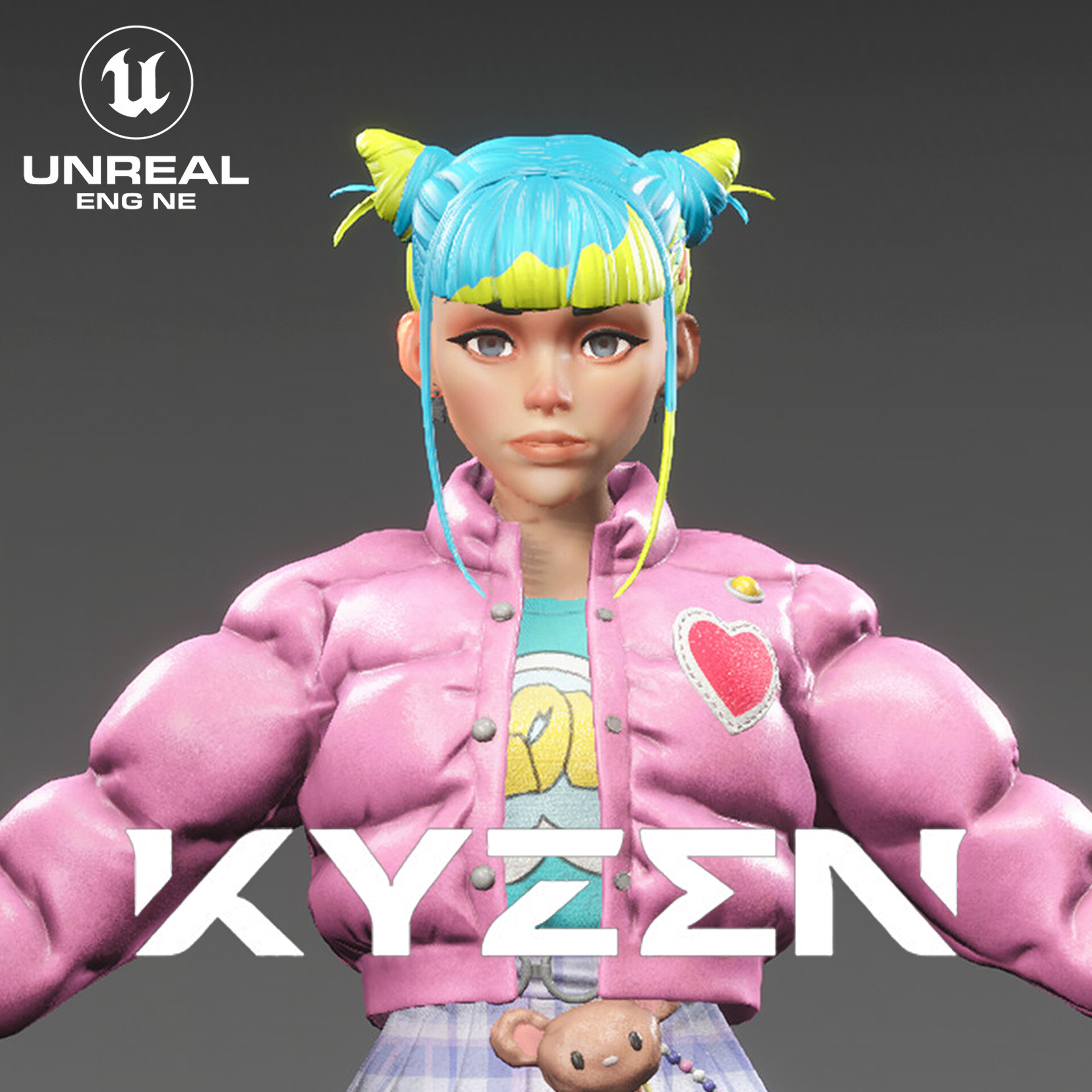 ArtStation - Project Kyzen character work