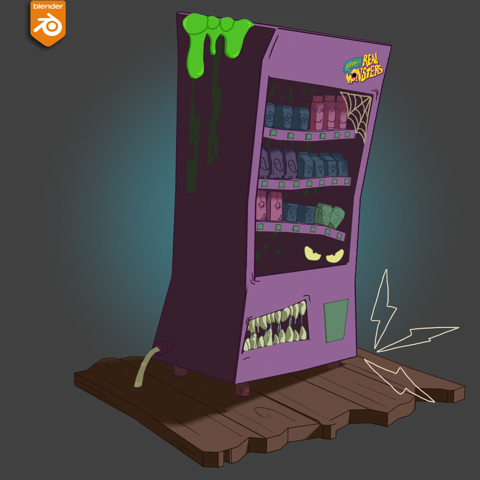 ArtStation - Spooky Vending Machine
