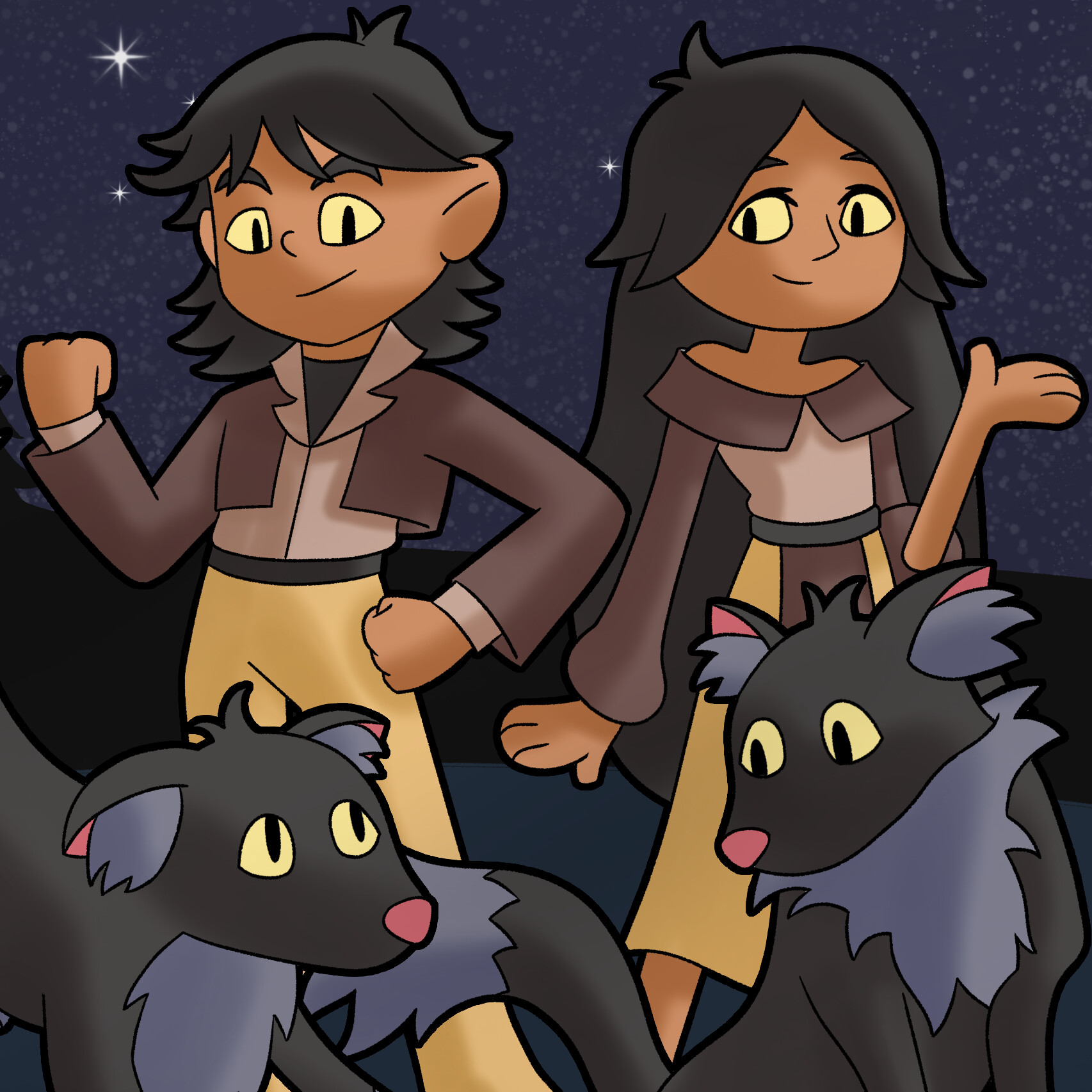 ArtStation - Werewolf Twins