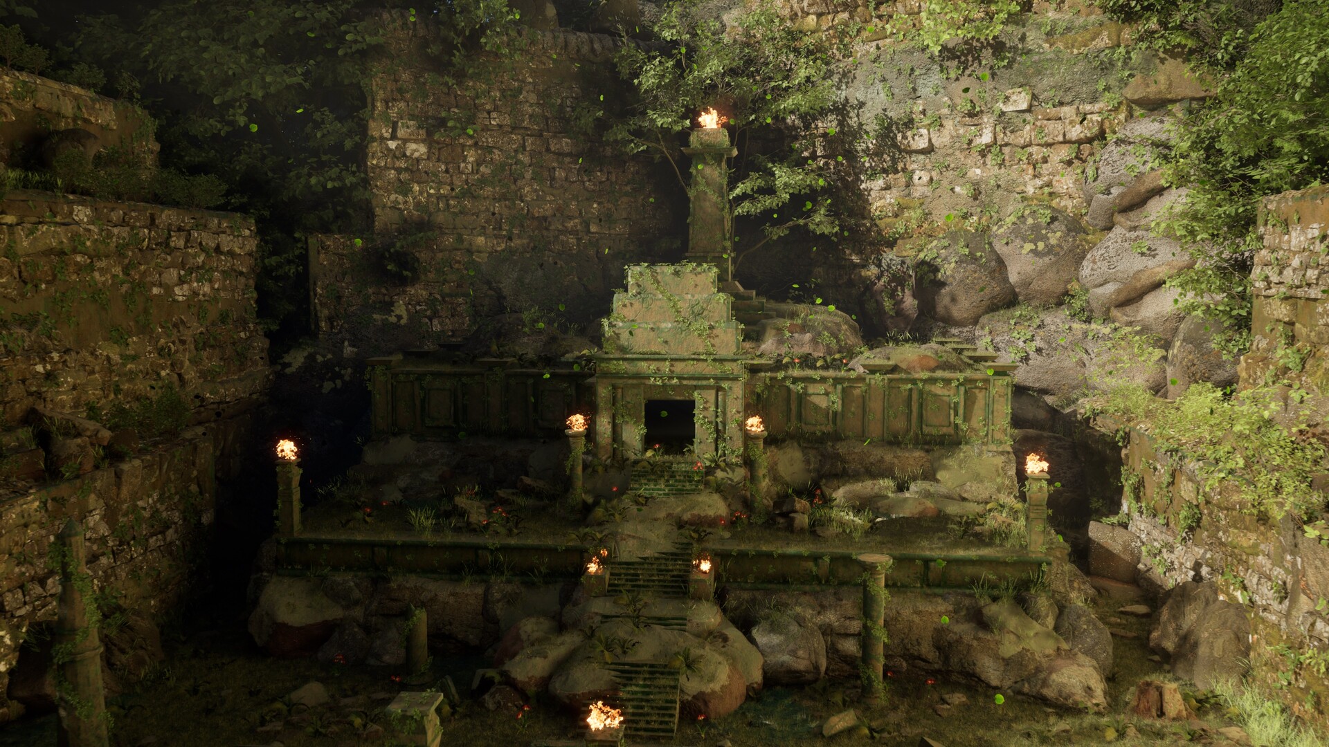 ArtStation - Ancient Temple Ruins : Cinematic showcase and Gameplay