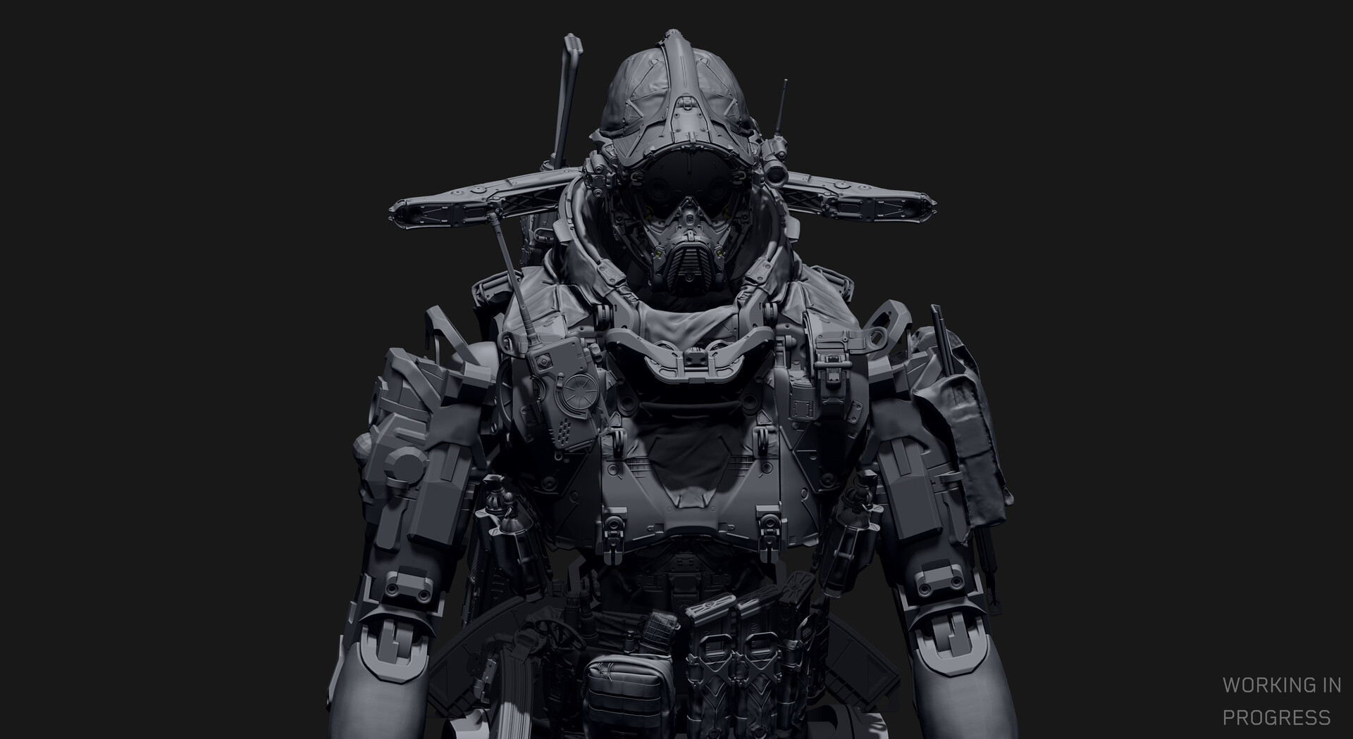 ArtStation - hard surface sculpting exercises