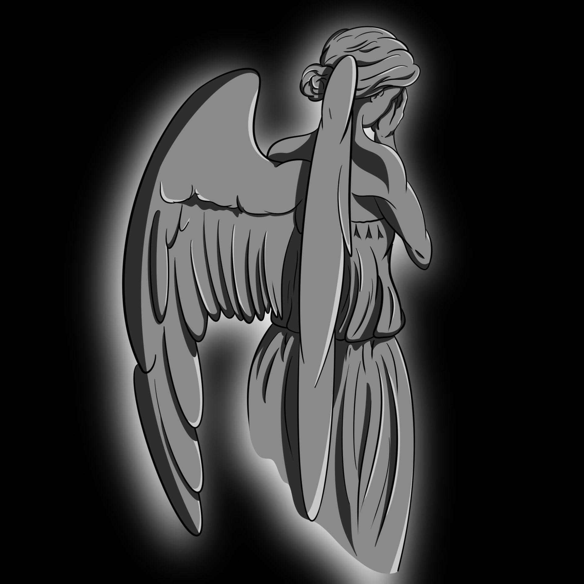 ArtStation - Inktober 16 : Angel