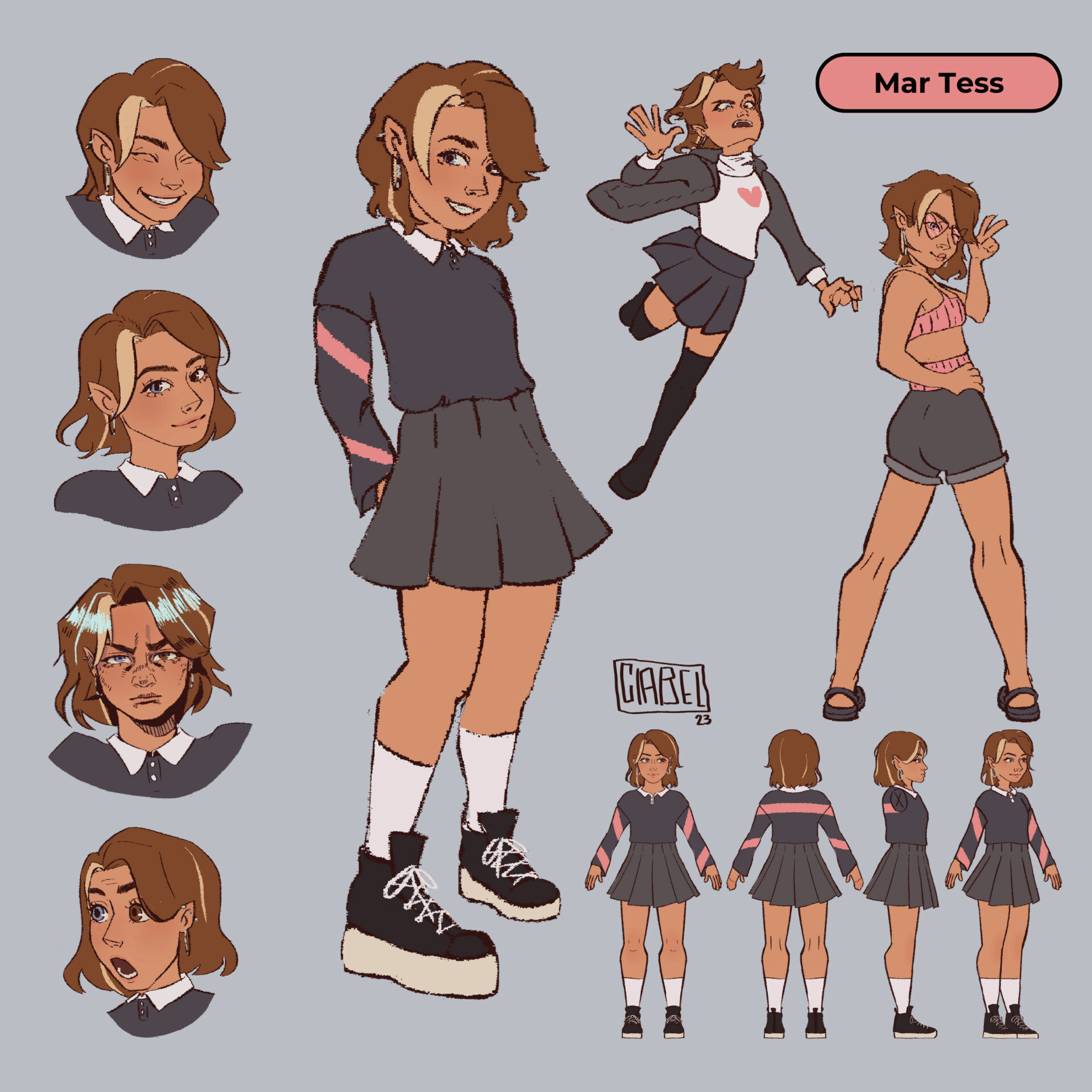 ArtStation - Character Sheet - Mar Tess