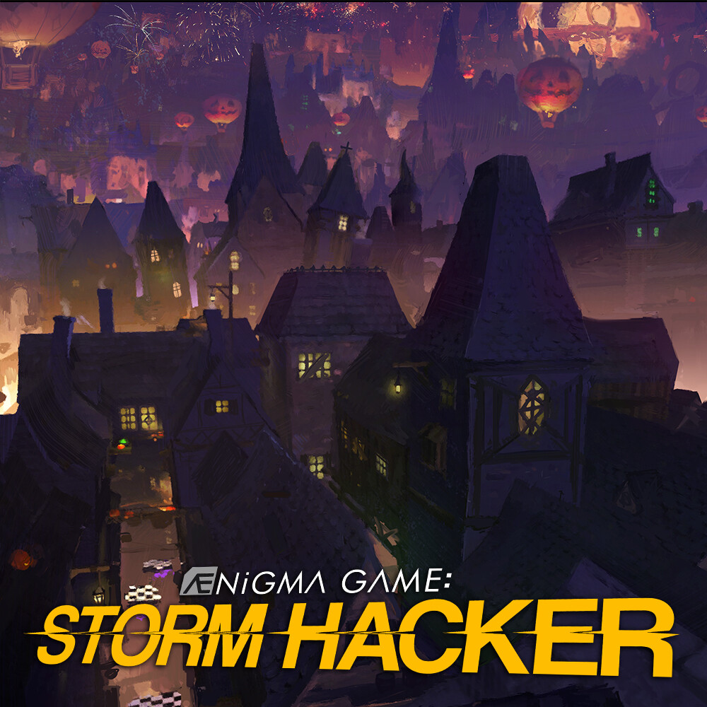 ArtStation - AENiGMA GAME: STORM HACKER - The Endless Masquerade