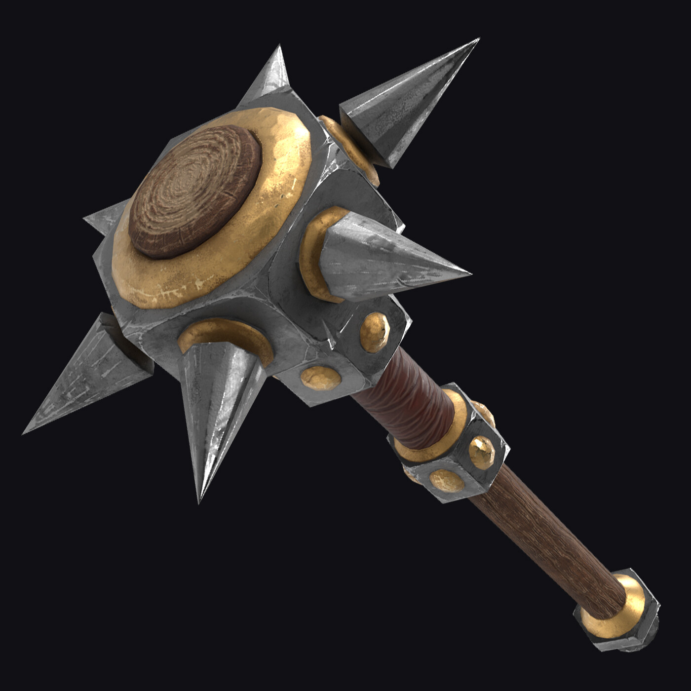 ArtStation - Stylized Mace Model