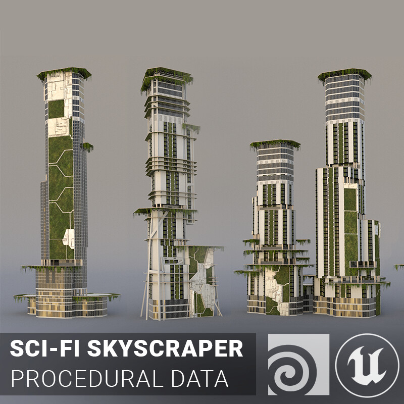 ArtStation - Sci-Fi Building Generator for Games