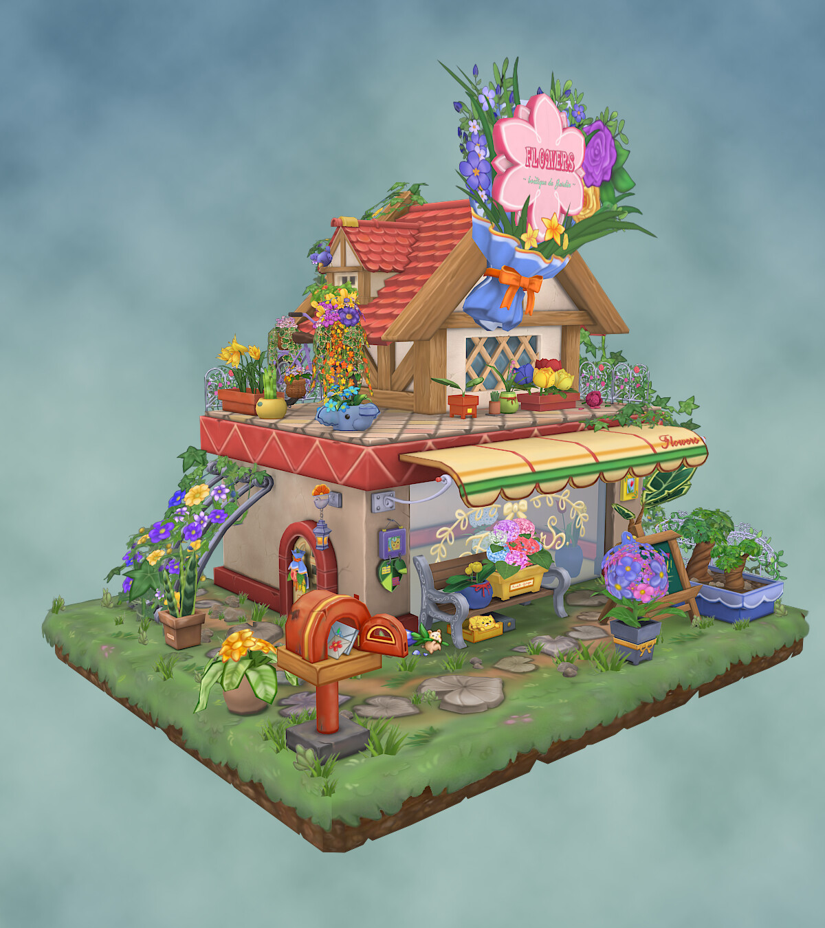 ArtStation - Flower shop