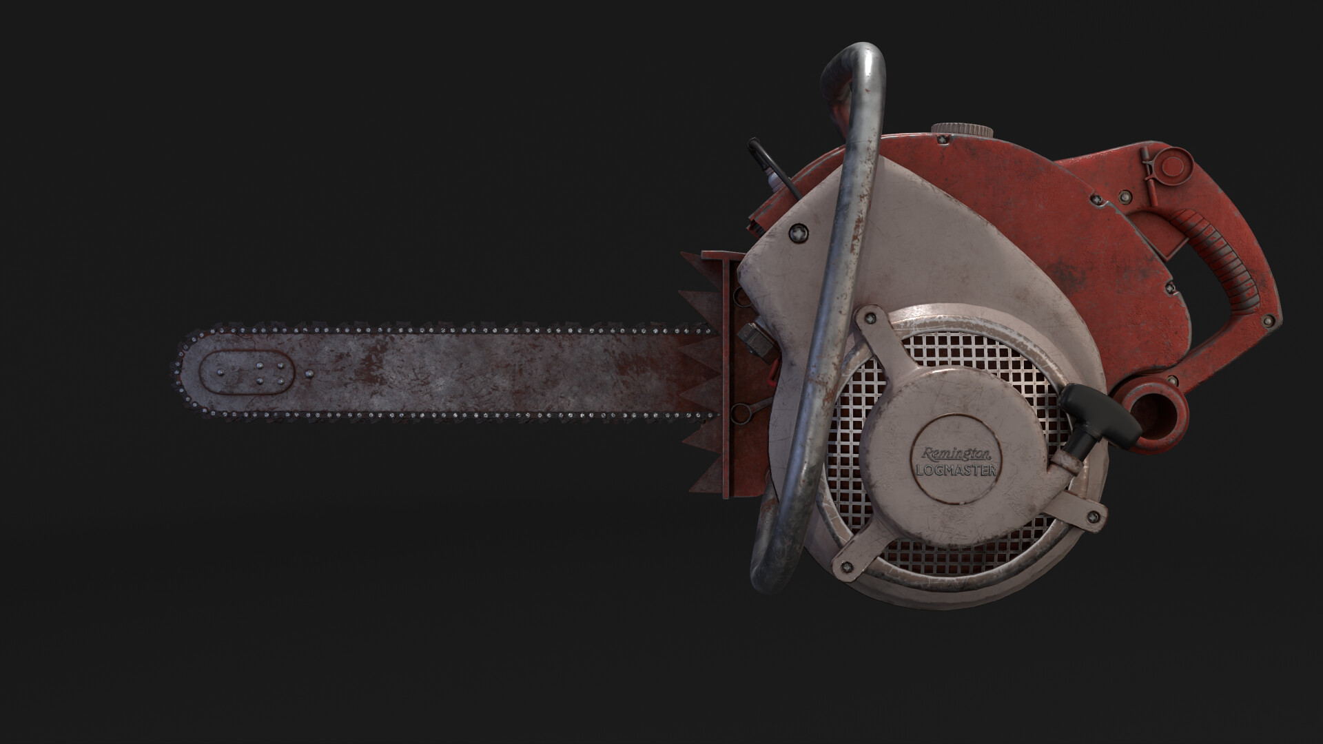 ArtStation - Antique Remington Chainsaw
