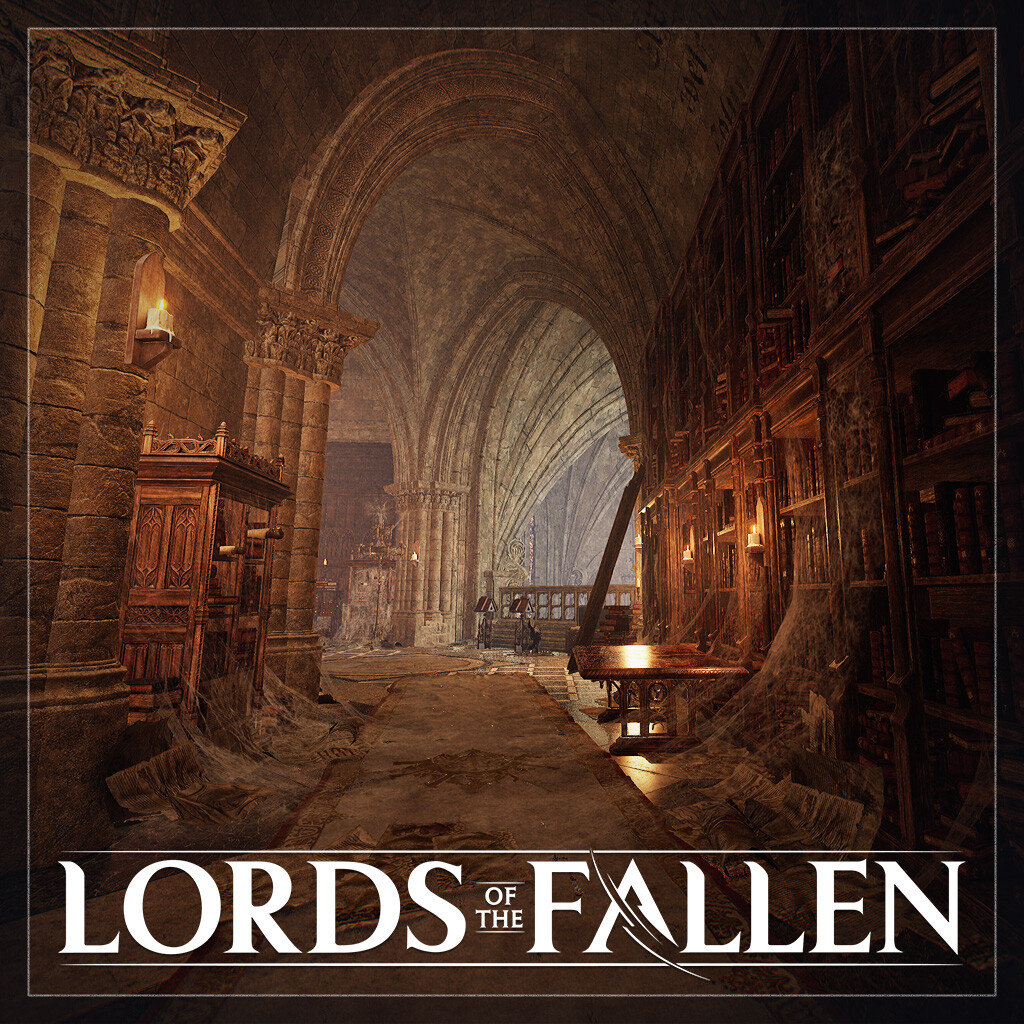 ArtStation - Lords Of The Fallen - Queen´s Donjon Castle Library
