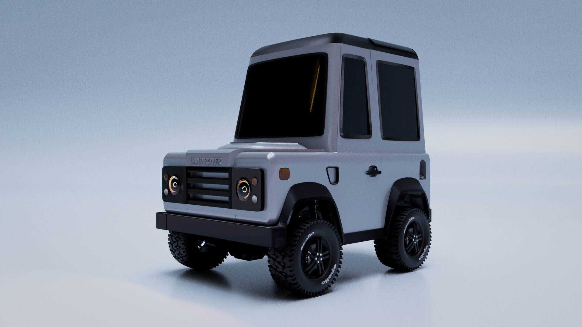 ArtStation - LAND ROVER- DEFENDER (3D Modeling)