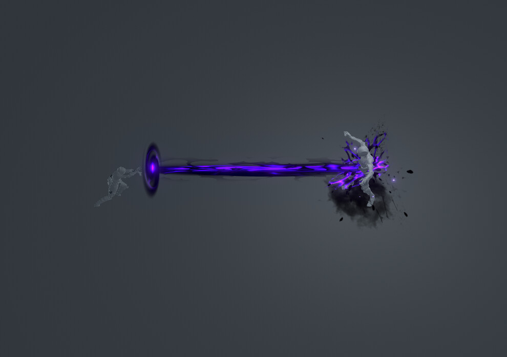 ArtStation - Single target streaming skill