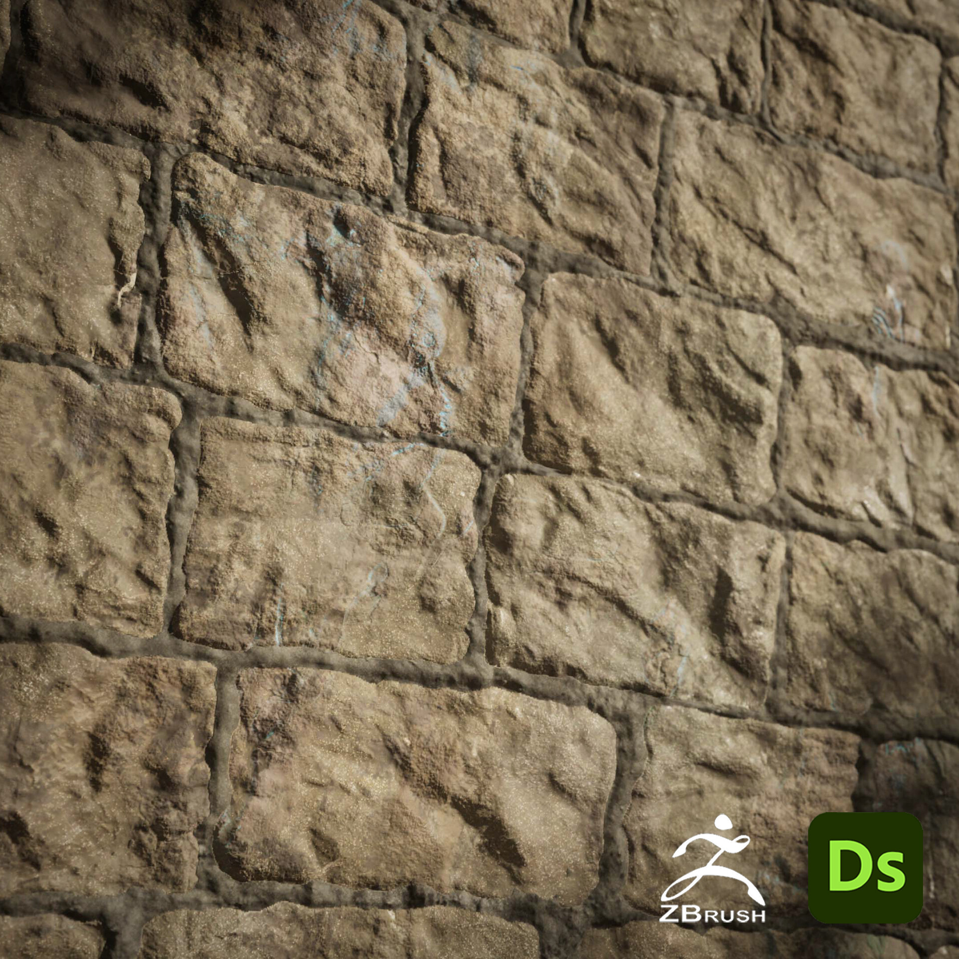 ArtStation - Stone Wall