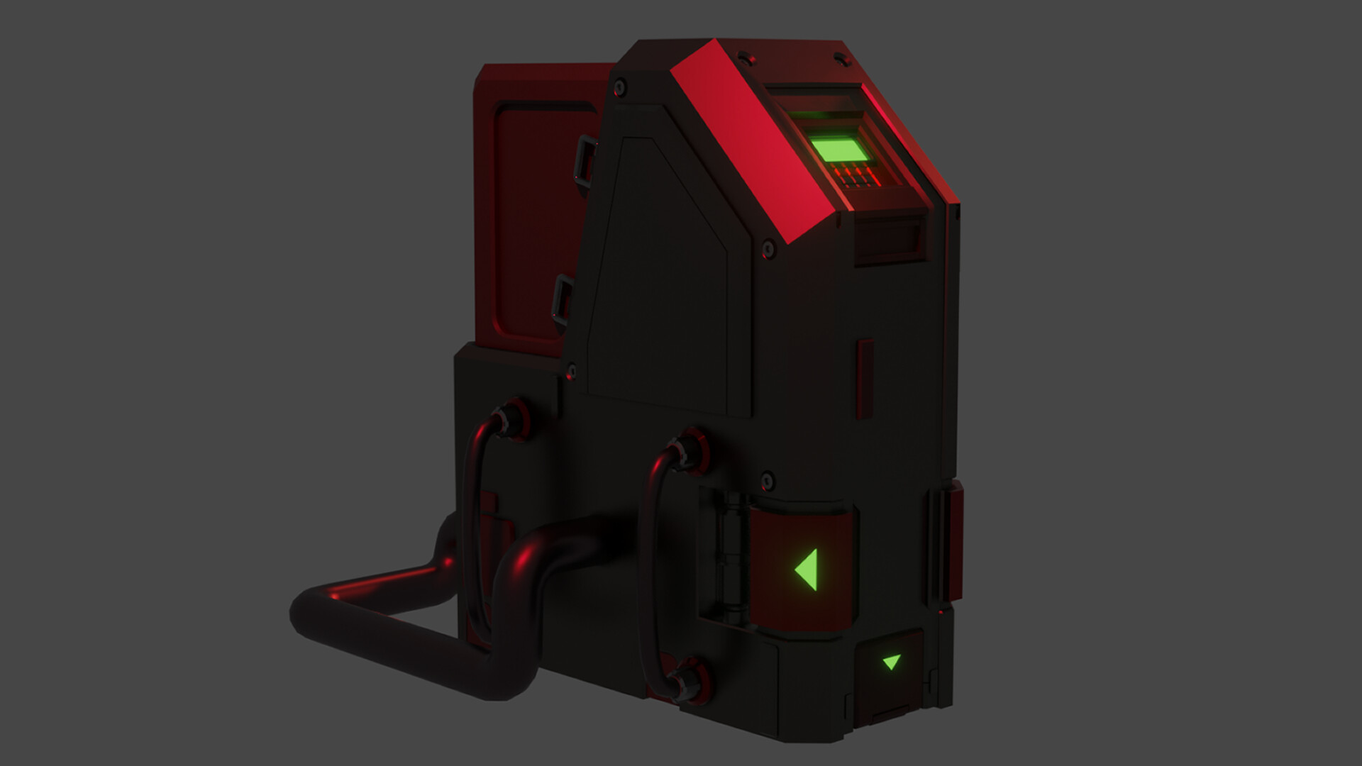 ArtStation - Hardsurface SCIFI Security Box