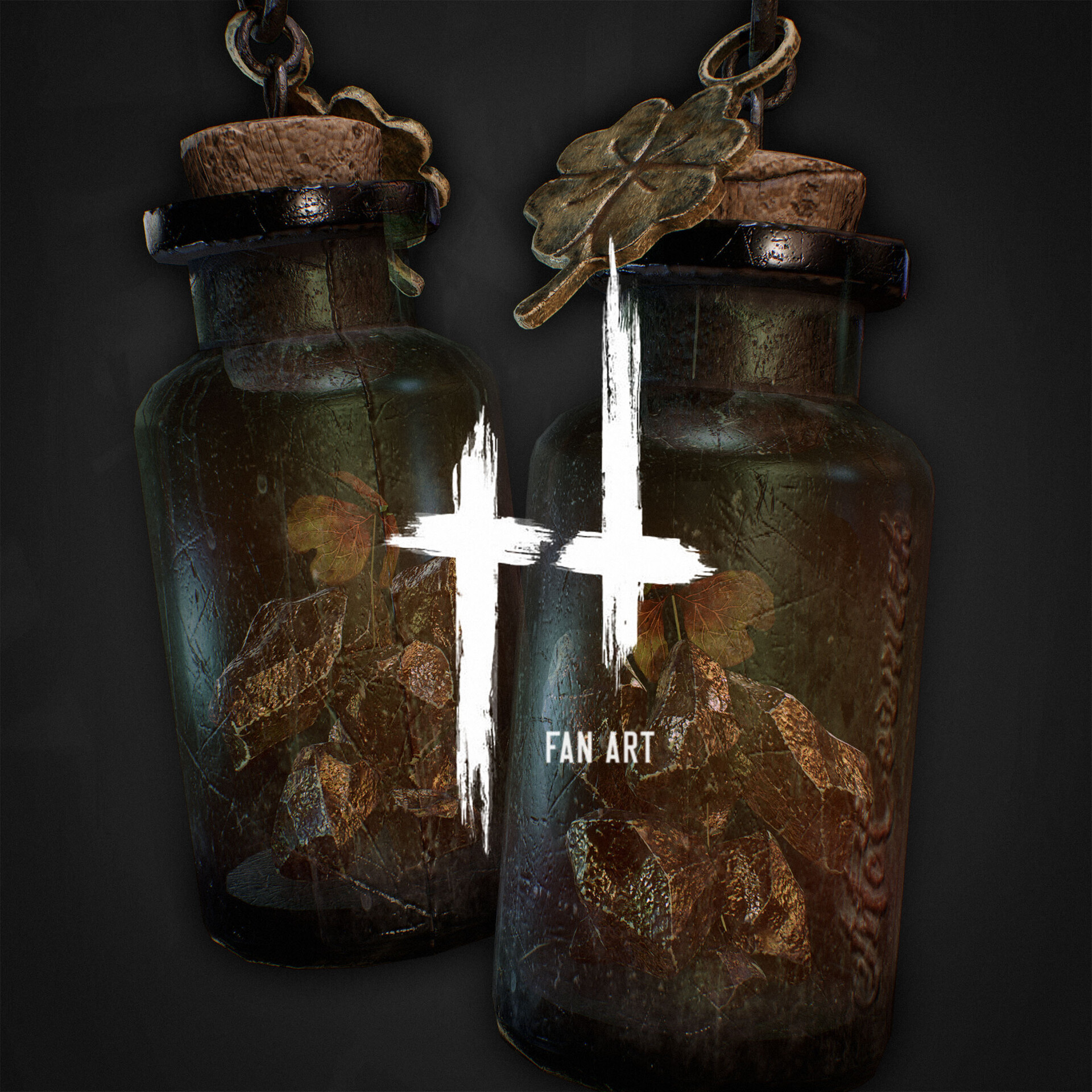 ArtStation - Looters Luck Weapon Charm - Hunt Showdown Fanart
