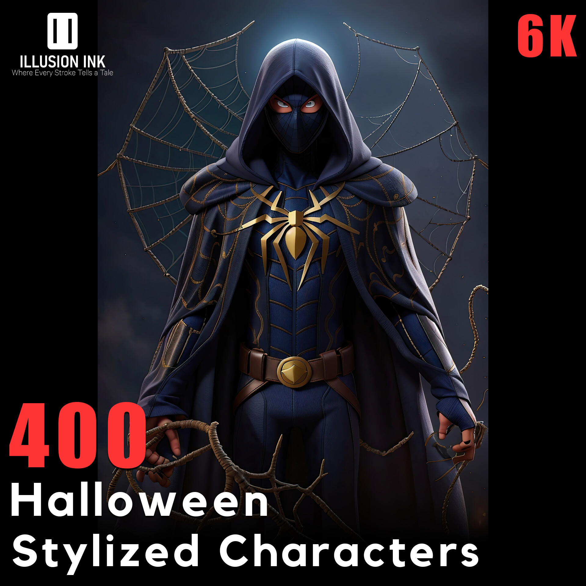 ILLUSION INK - 400 Halloween Stylized Characters Concepts