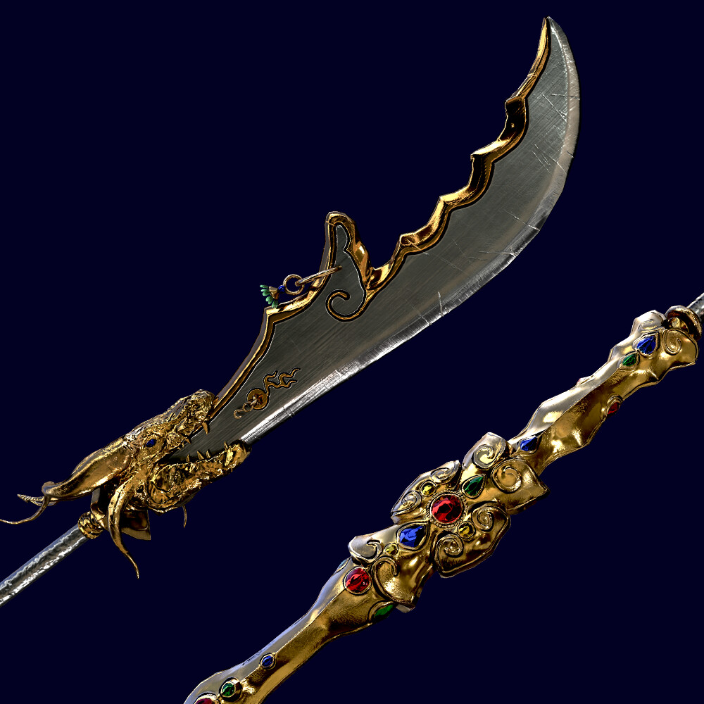 ArtStation - Guandao - Chinese Weapon