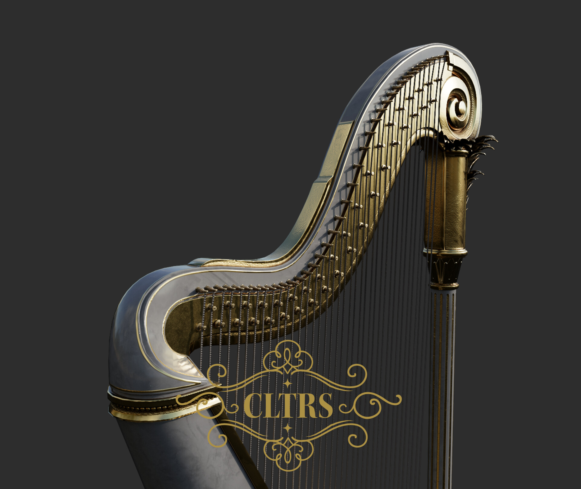 ArtStation - Pedal Harp