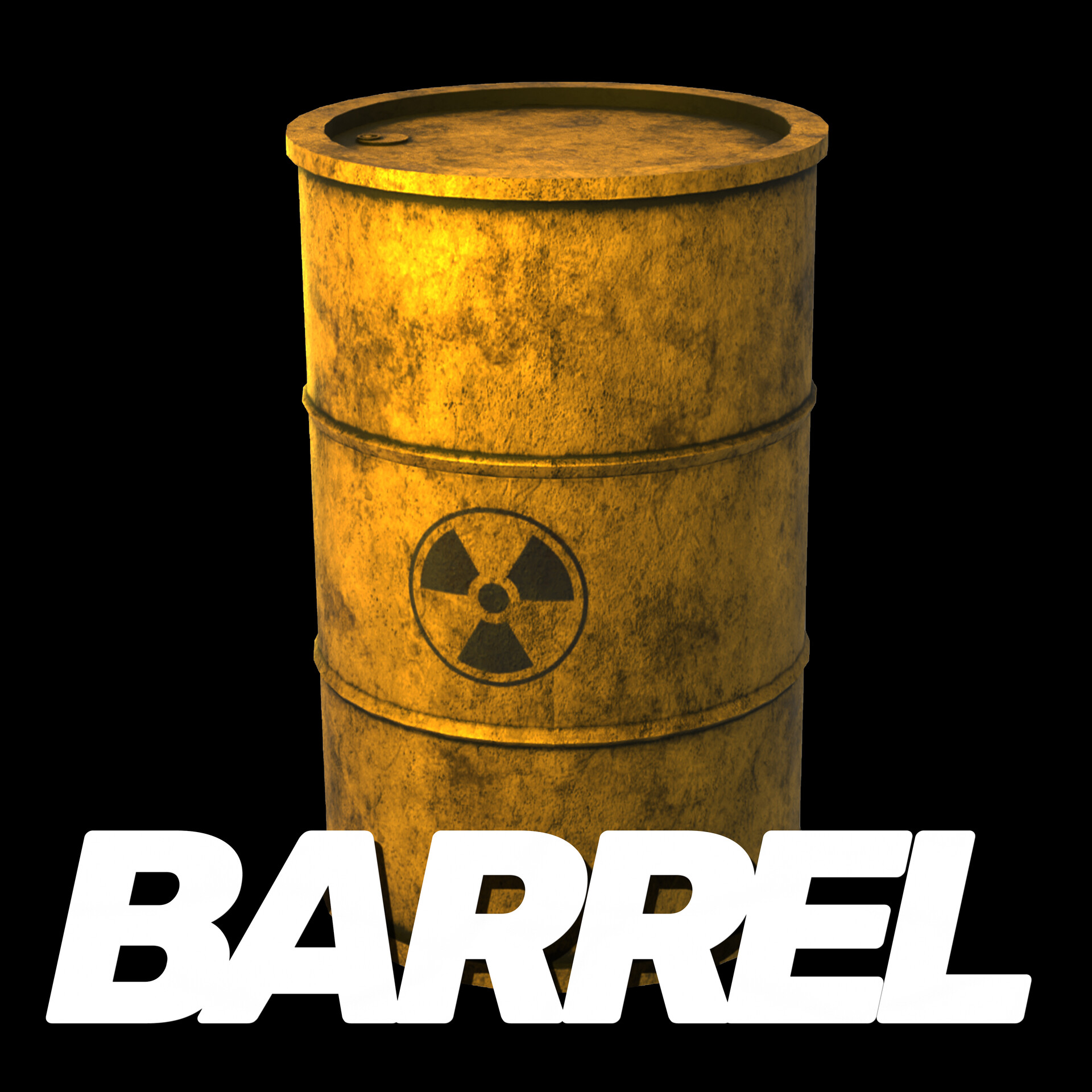 ArtStation - Nuclear Barrel Prop