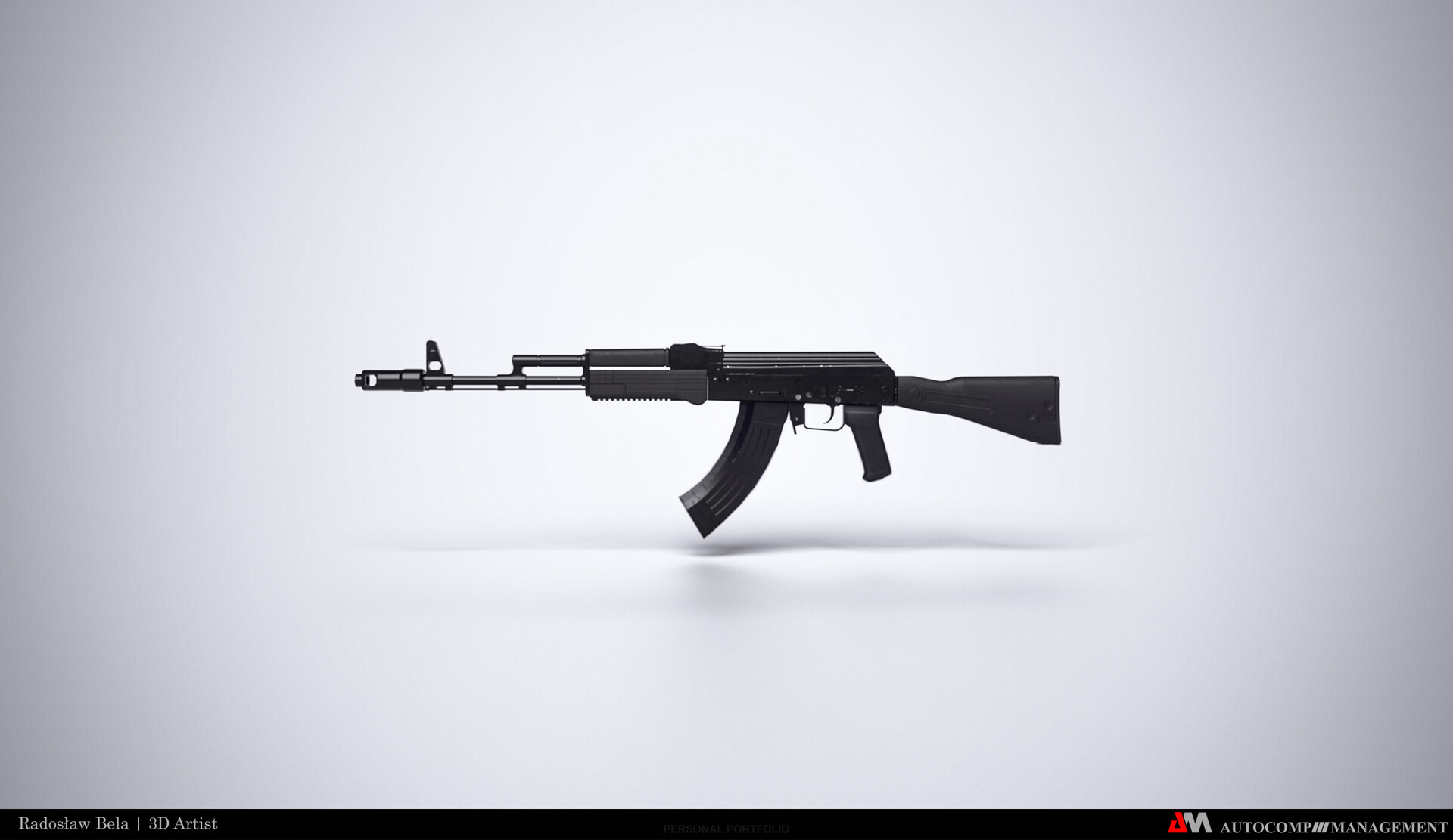 ArtStation - Assault rifle AK-103