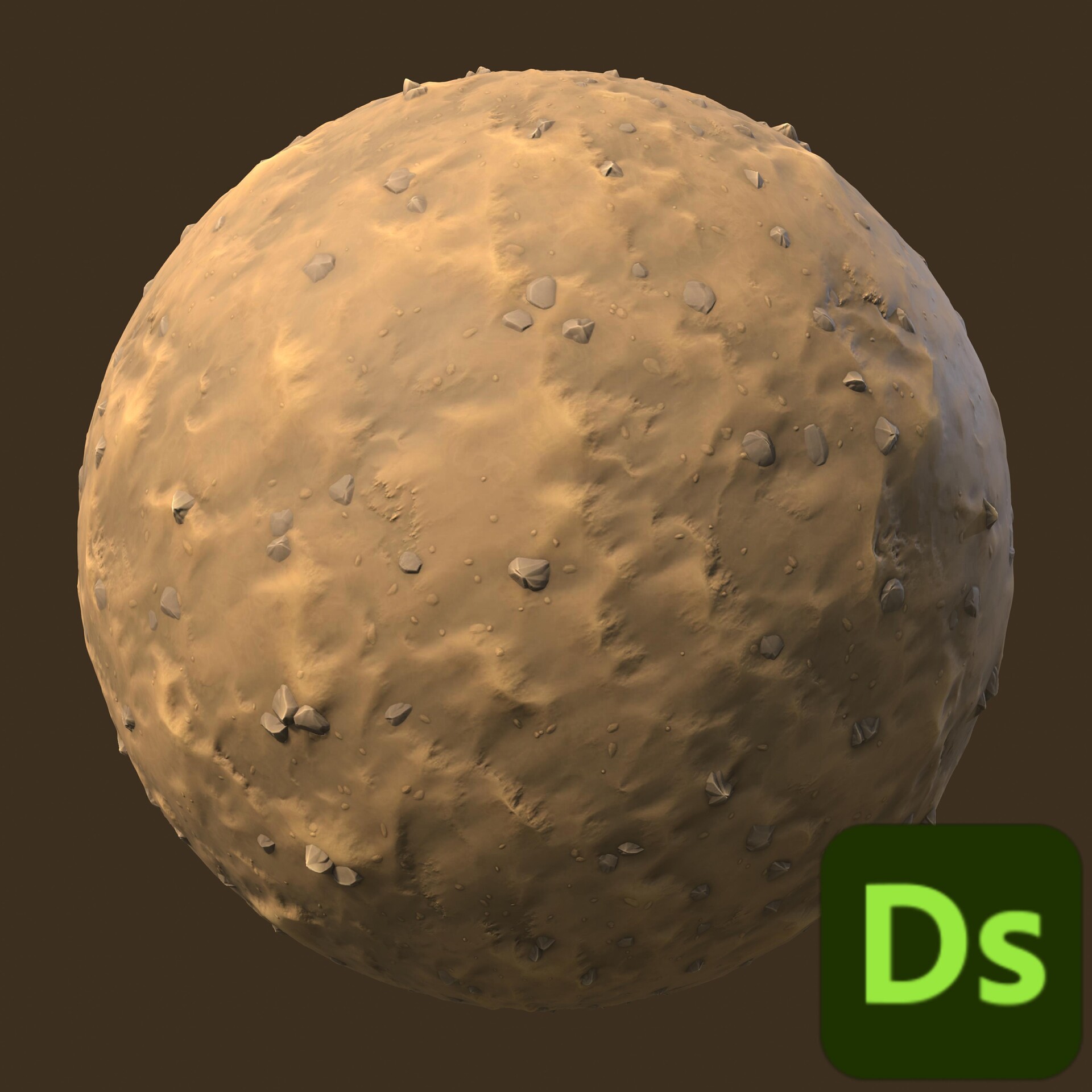 ArtStation - Stylized Dirt - Substance 3d Designer