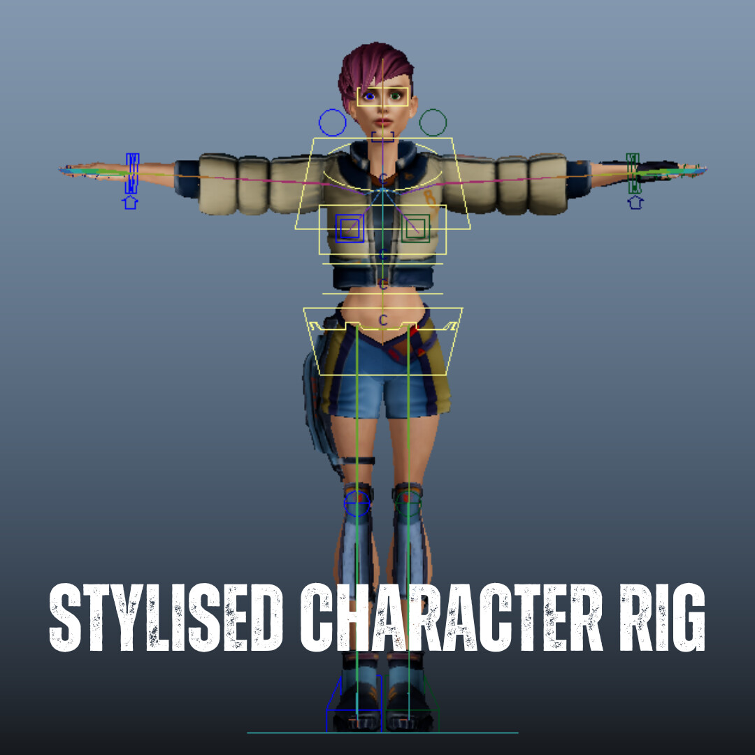 ArtStation - Character Rig - Mie