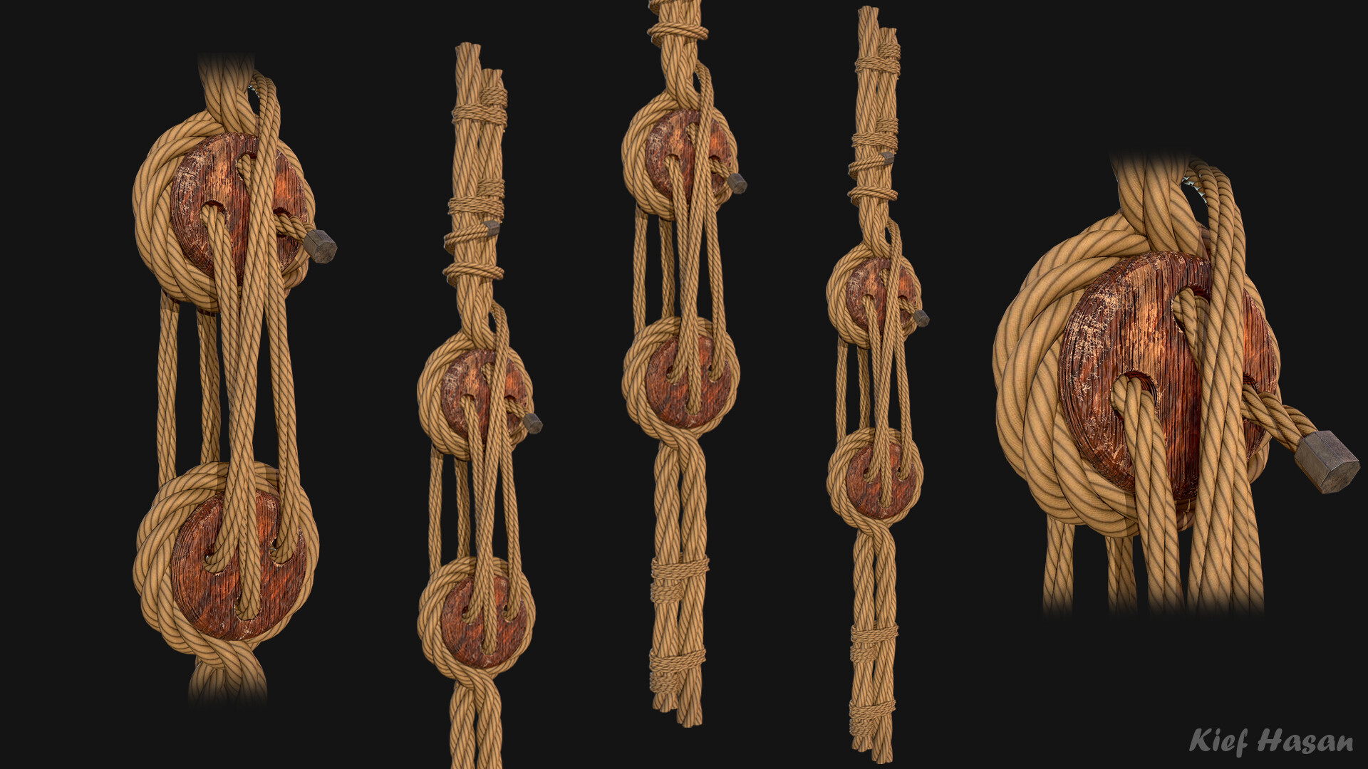 ArtStation - Pirate Marine Rope Ladder