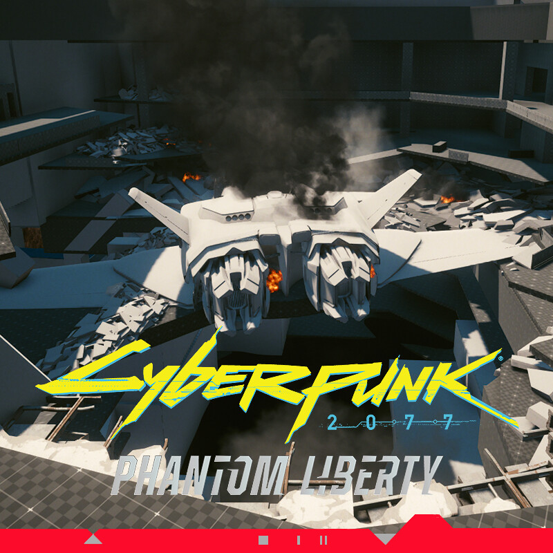 ArtStation - Cyberpunk2077: Phantom Liberty - Crashsite