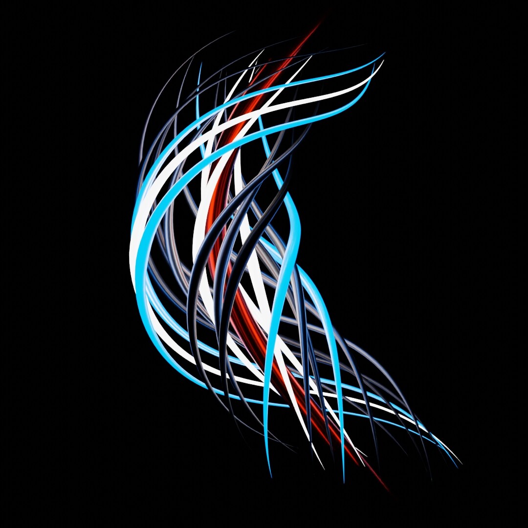 ArtStation - Tribal Curves Abstract