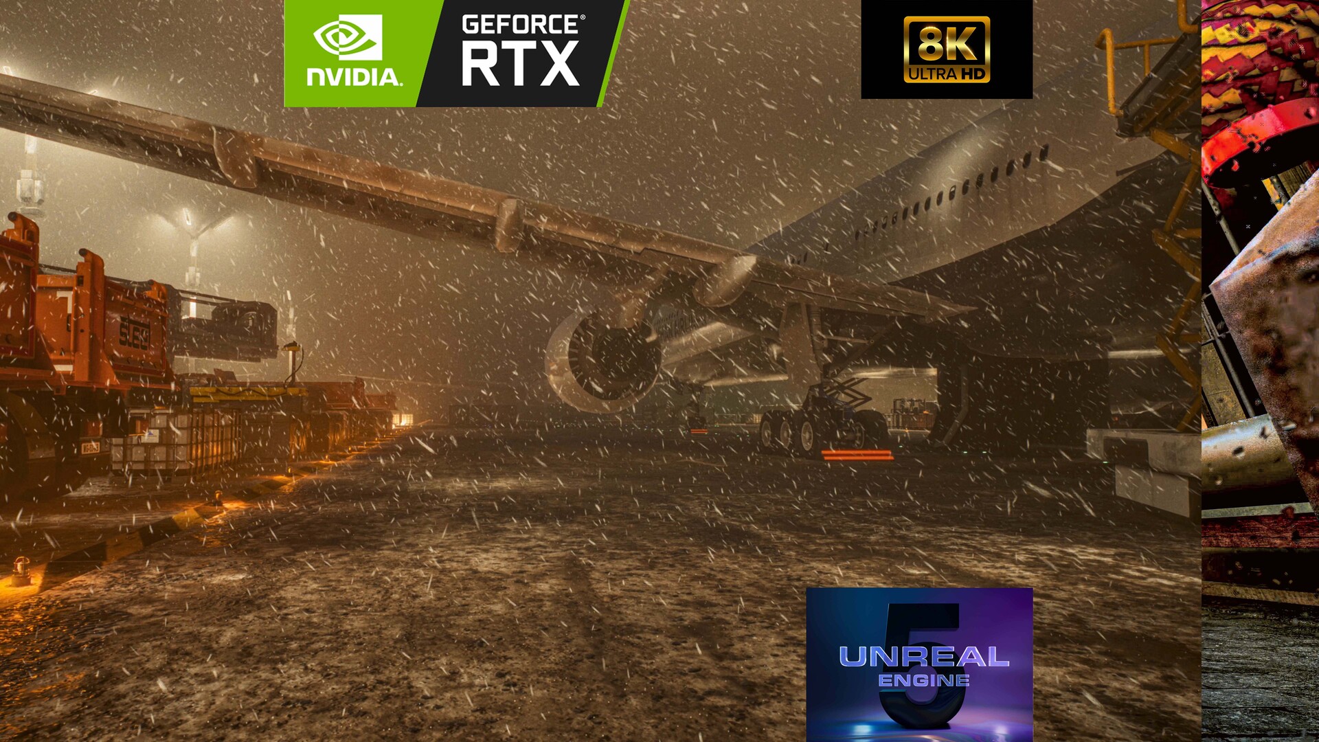 ArtStation - [8K60FPS] Snowstorm Airport Environment | Unreal Engine 5