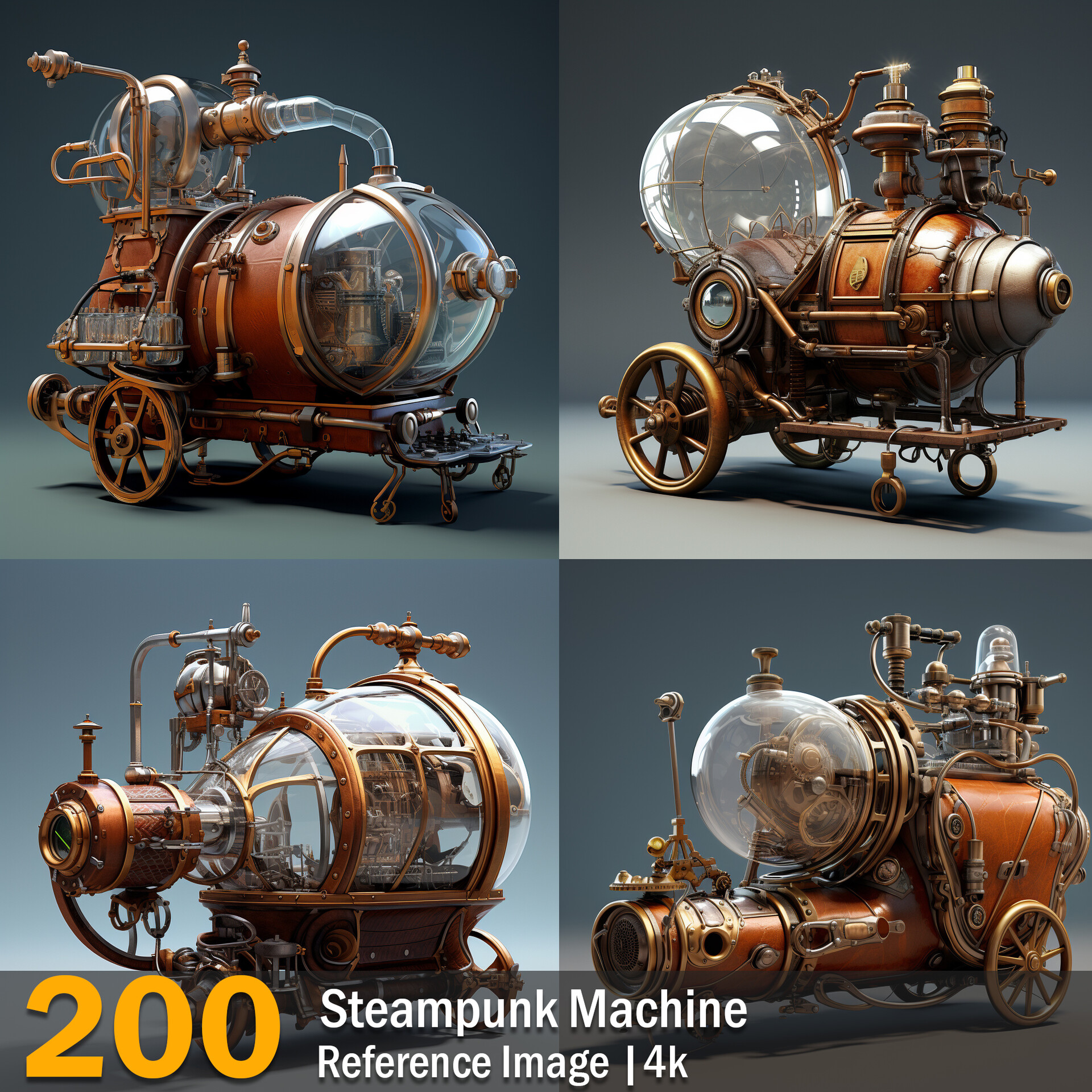 ArtStation - Steampunk Machine | Reference Images | 4K