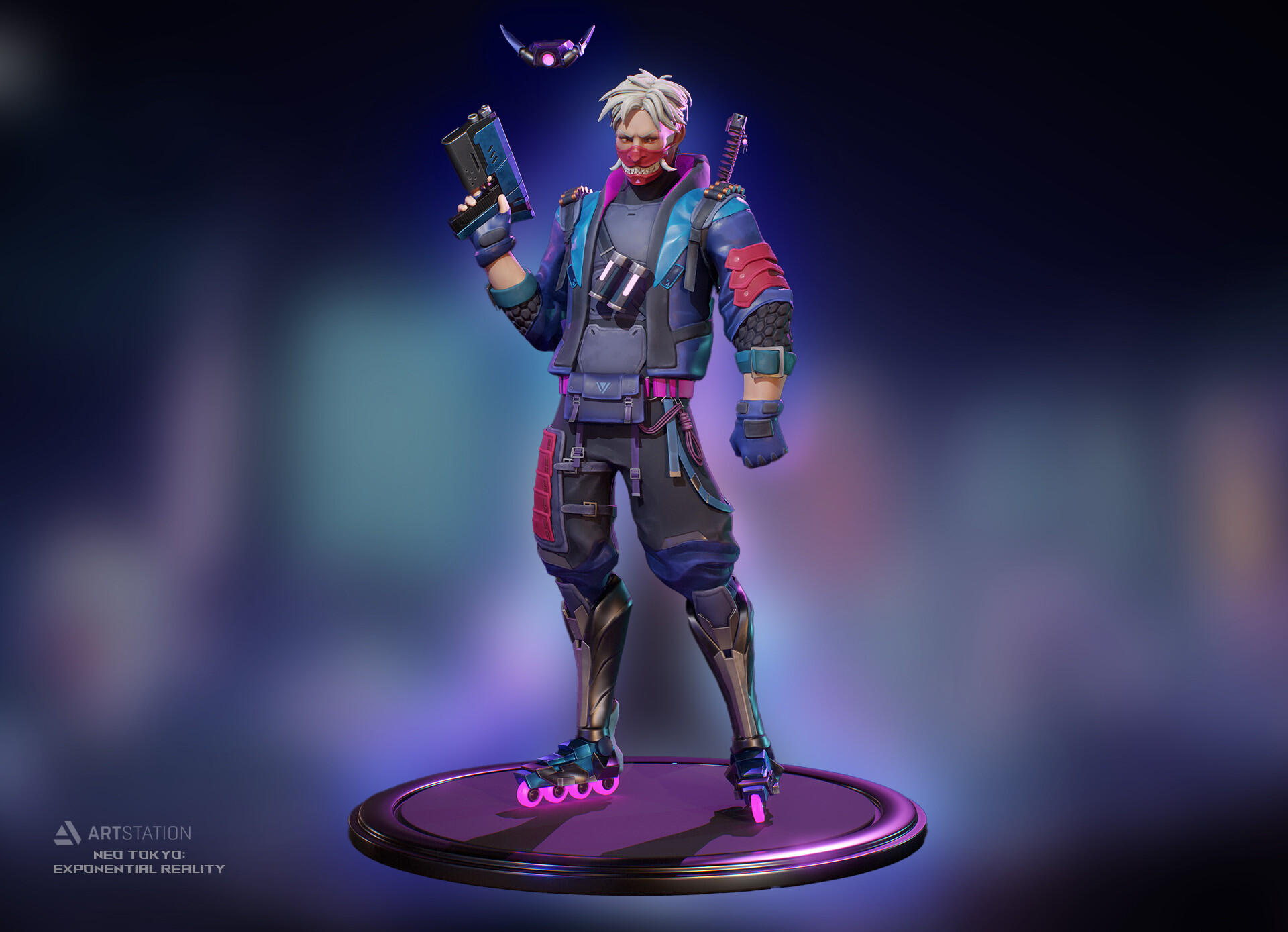 ArtStation - Neo Scout Game Character (Neo Tokyo: Exponential Reality ...